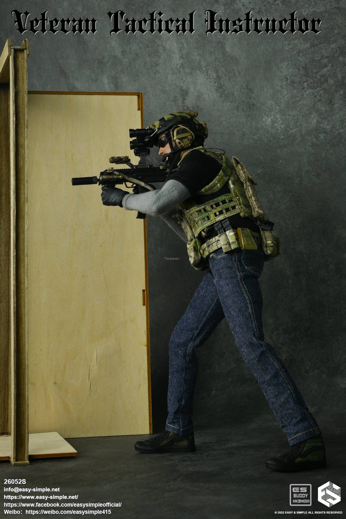 EASY&SIMPLE 26052S 1/6 Veteran Tactical Instructor
