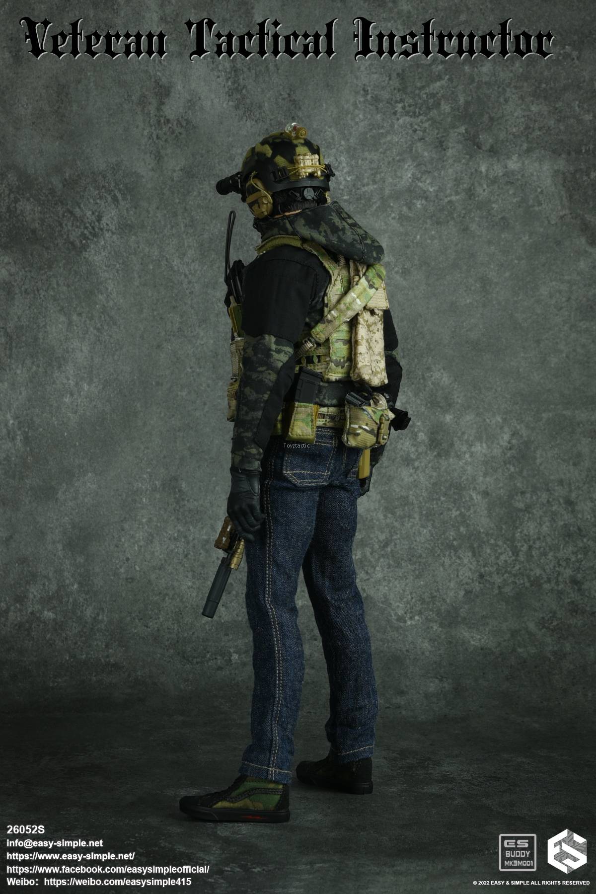 (PREORDER) EASY&SIMPLE 26052S 1/6 Veteran Tactical Instructor