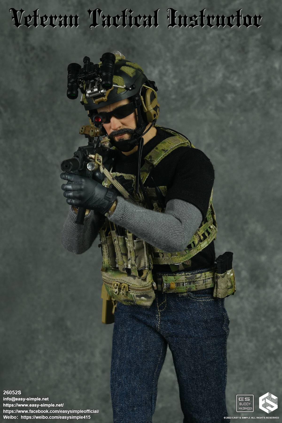 (PREORDER) EASY&SIMPLE 26052S 1/6 Veteran Tactical Instructor