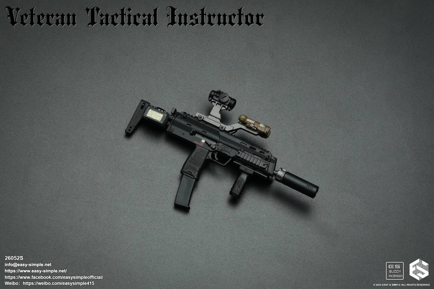 (PREORDER) EASY&SIMPLE 26052S 1/6 Veteran Tactical Instructor