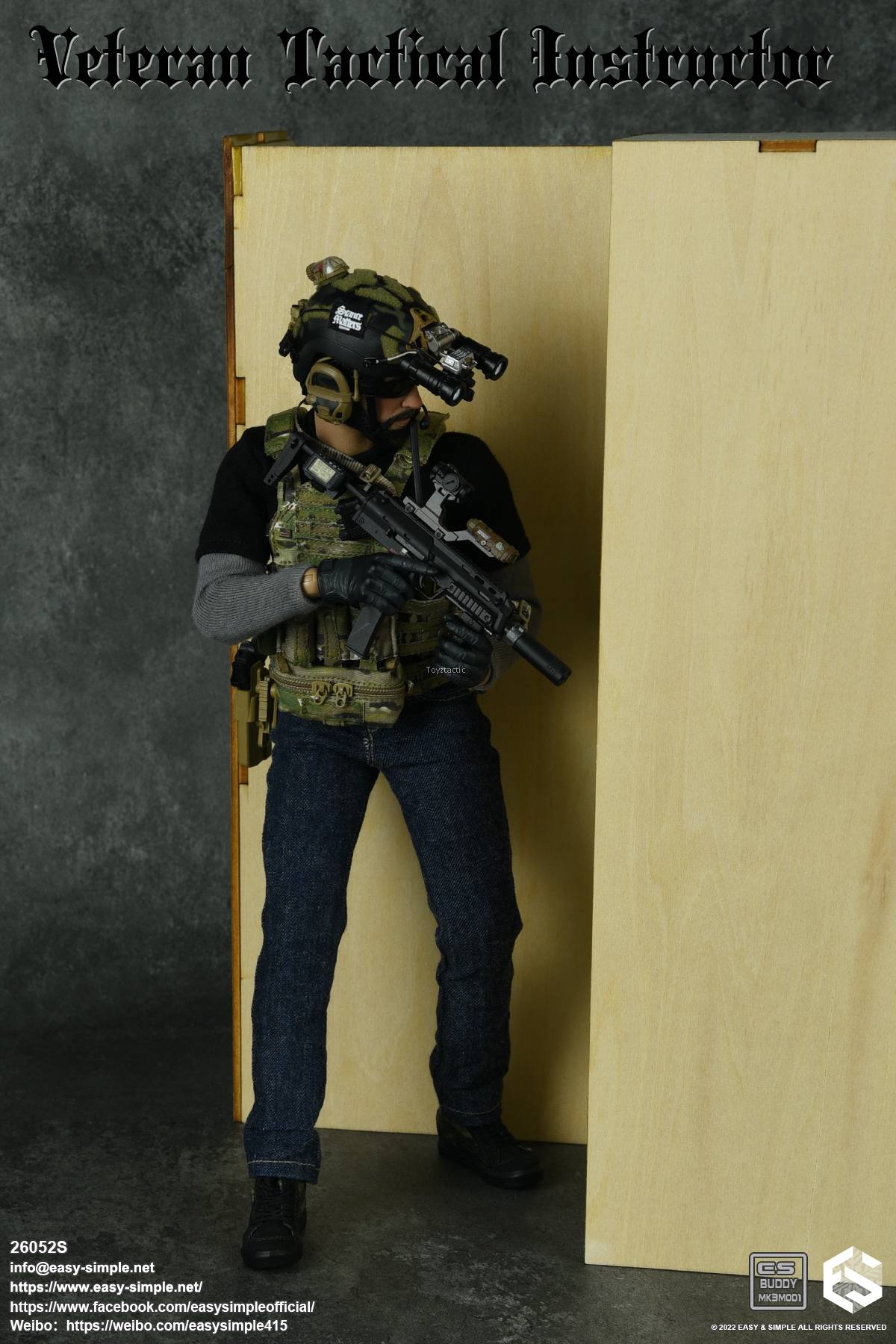 (PREORDER) EASY&SIMPLE 26052S 1/6 Veteran Tactical Instructor