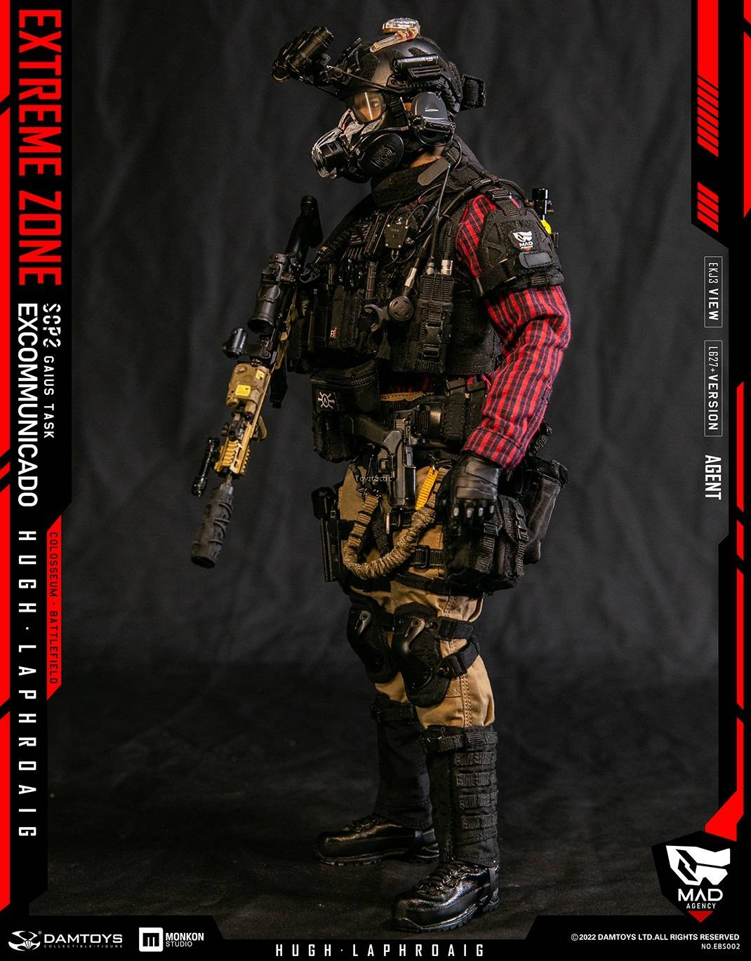 (PREORDER) DAMTOYS EBS002 1/6 EXTREME ZONE Agent HUGH LAPHROAIG
