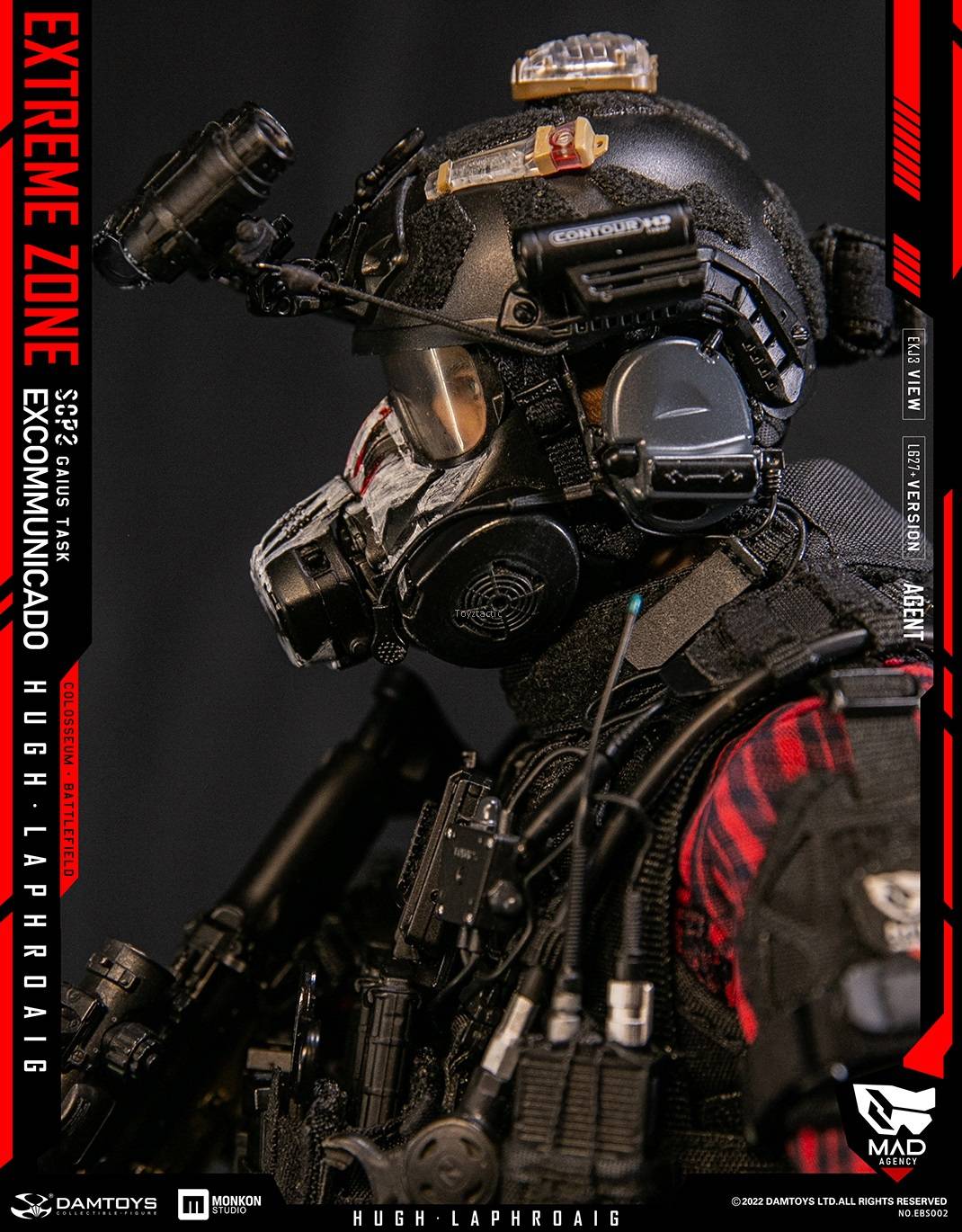 (PREORDER) DAMTOYS EBS002 1/6 EXTREME ZONE Agent HUGH LAPHROAIG