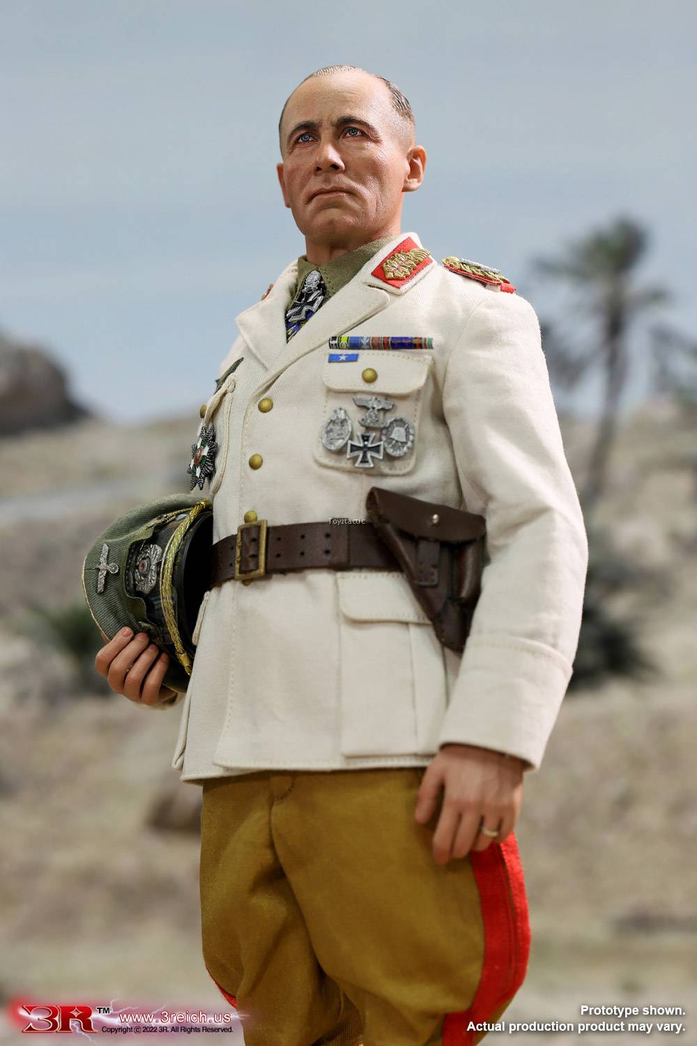 (PREORDER) 3R GM651 1/6 General Field Marshal of German Afrika Korps ...