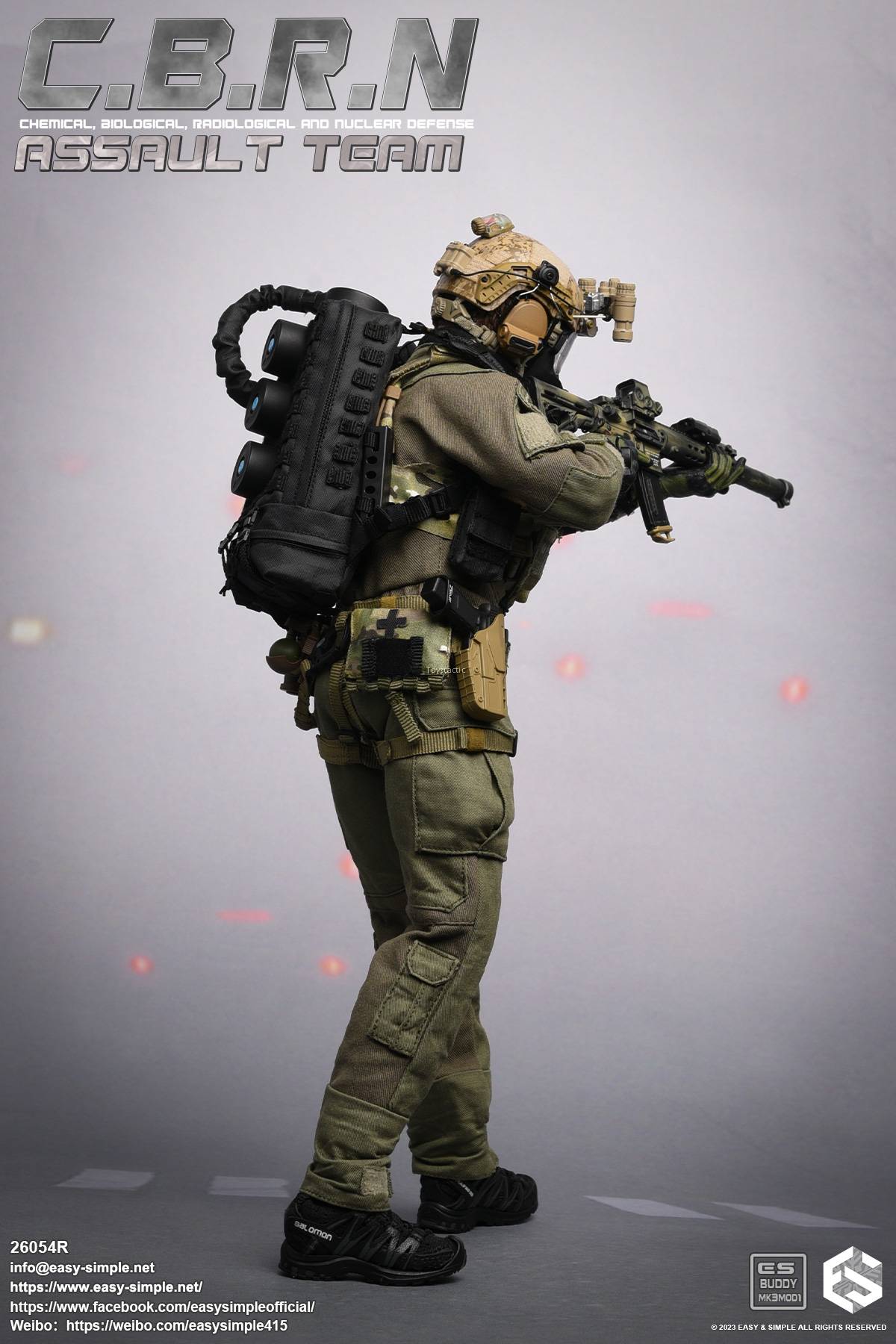 EASY&SIMPLE 26054R 1/6 CBRN Assault Team