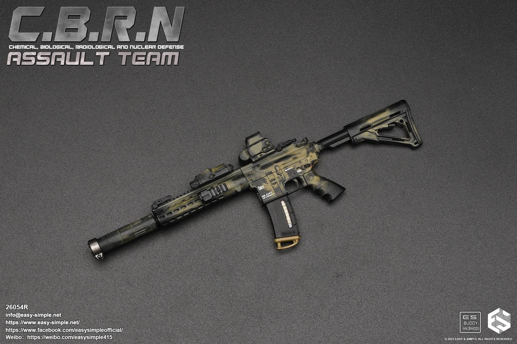 EASY&SIMPLE 26054R 1/6 CBRN Assault Team
