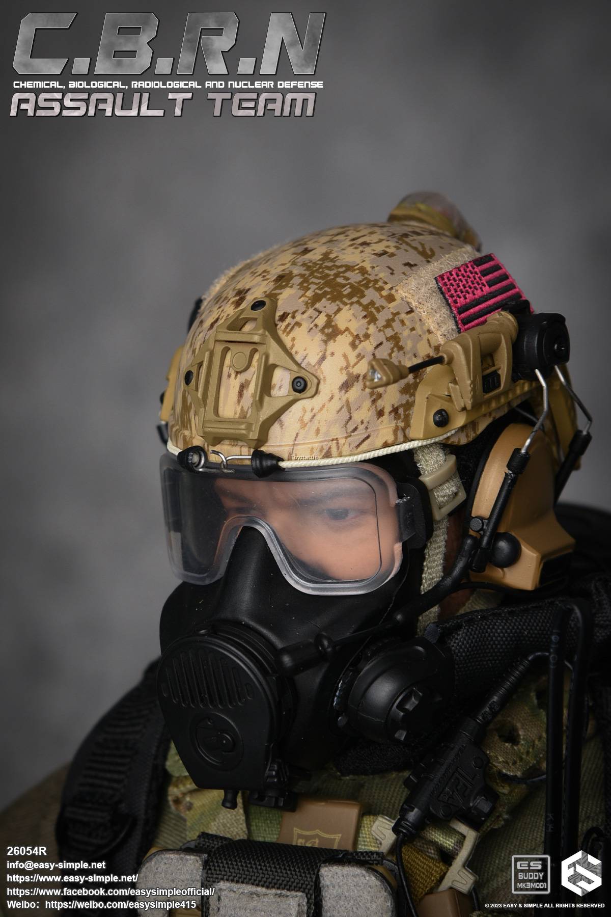 EASY&SIMPLE 26054R 1/6 CBRN Assault Team