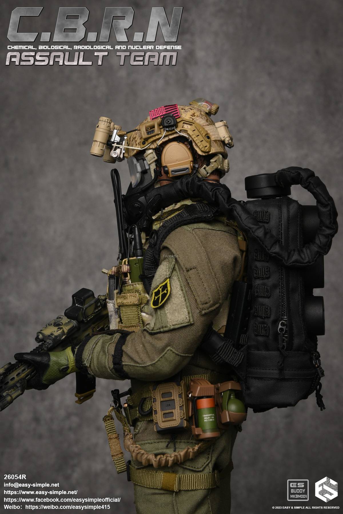 EASY&SIMPLE 26054R 1/6 CBRN Assault Team