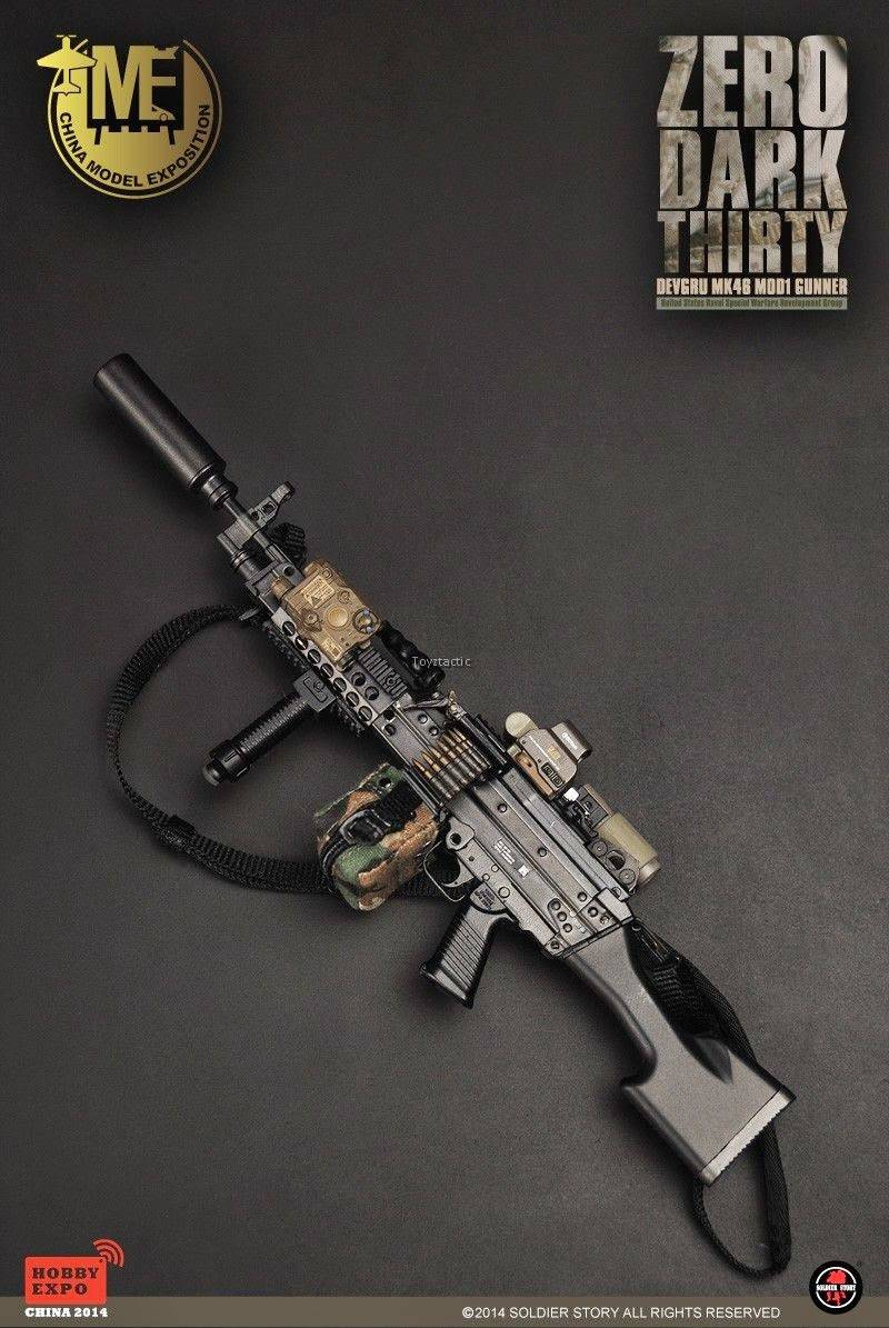 Soldier Story SS083 1/6 Zero Dark Thirty DEVGRU MK46 Mod1 Gunner ...