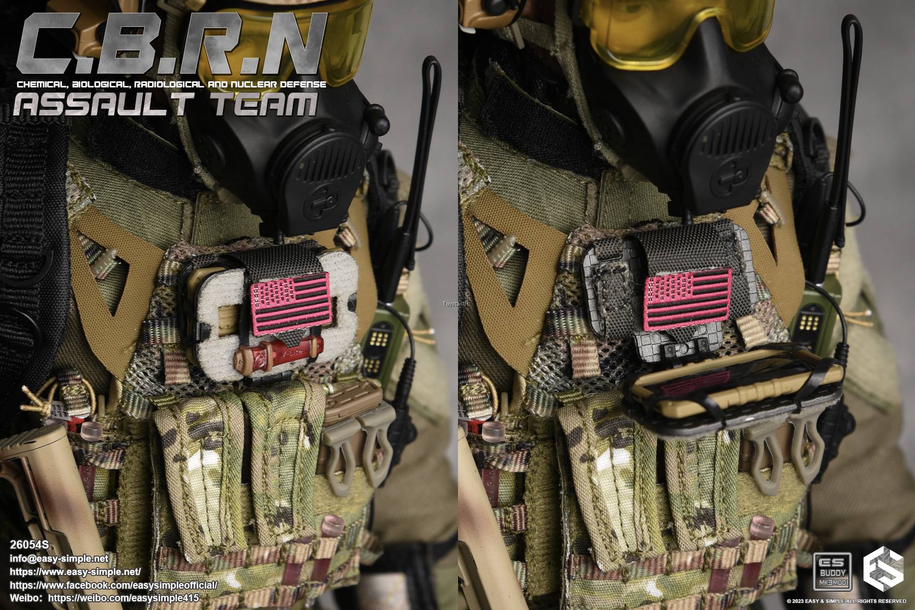 (PREORDER) EASY&SIMPLE 26054S 1/6 CBRN Assault Team (Limited Release)