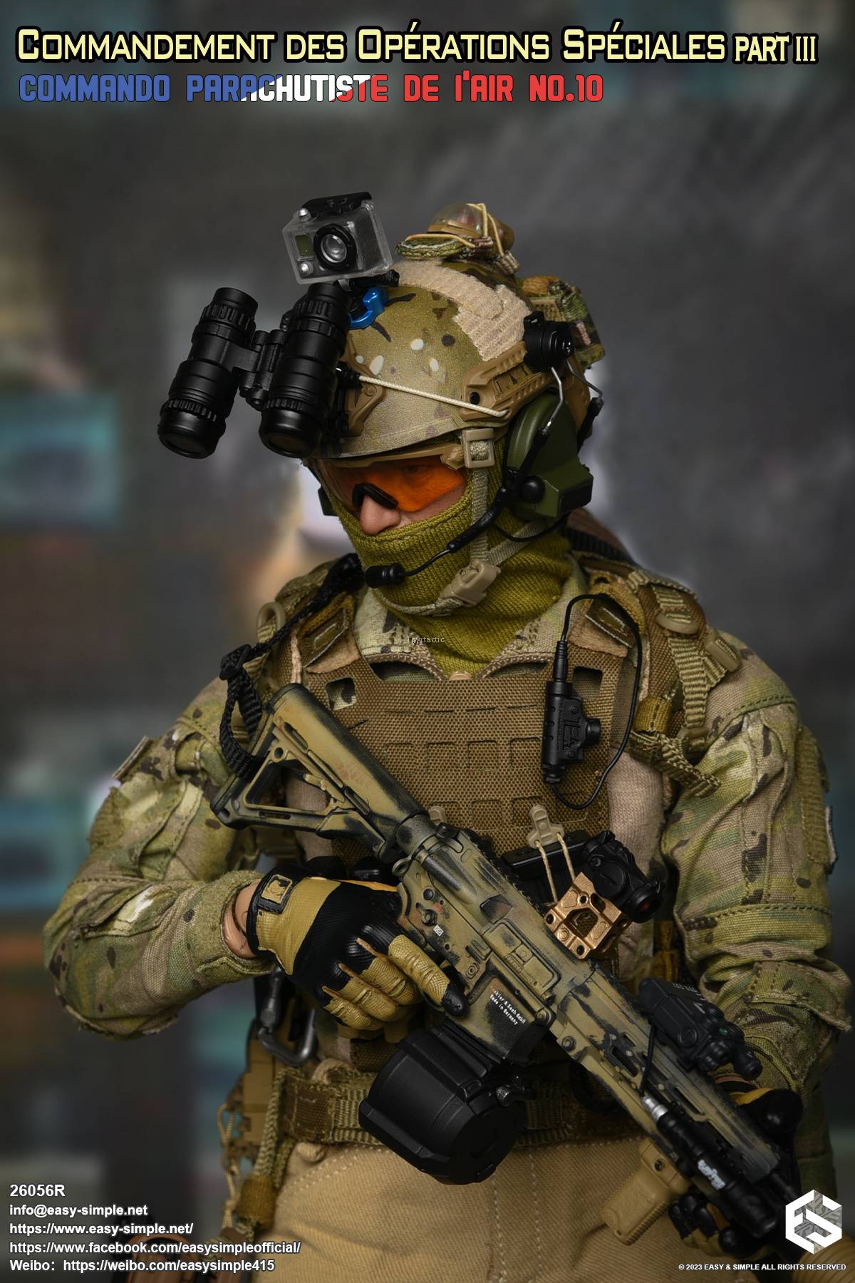 (PREORDER) EASY&SIMPLE 26056R 1/6 Commandement des opérations spéciales ...