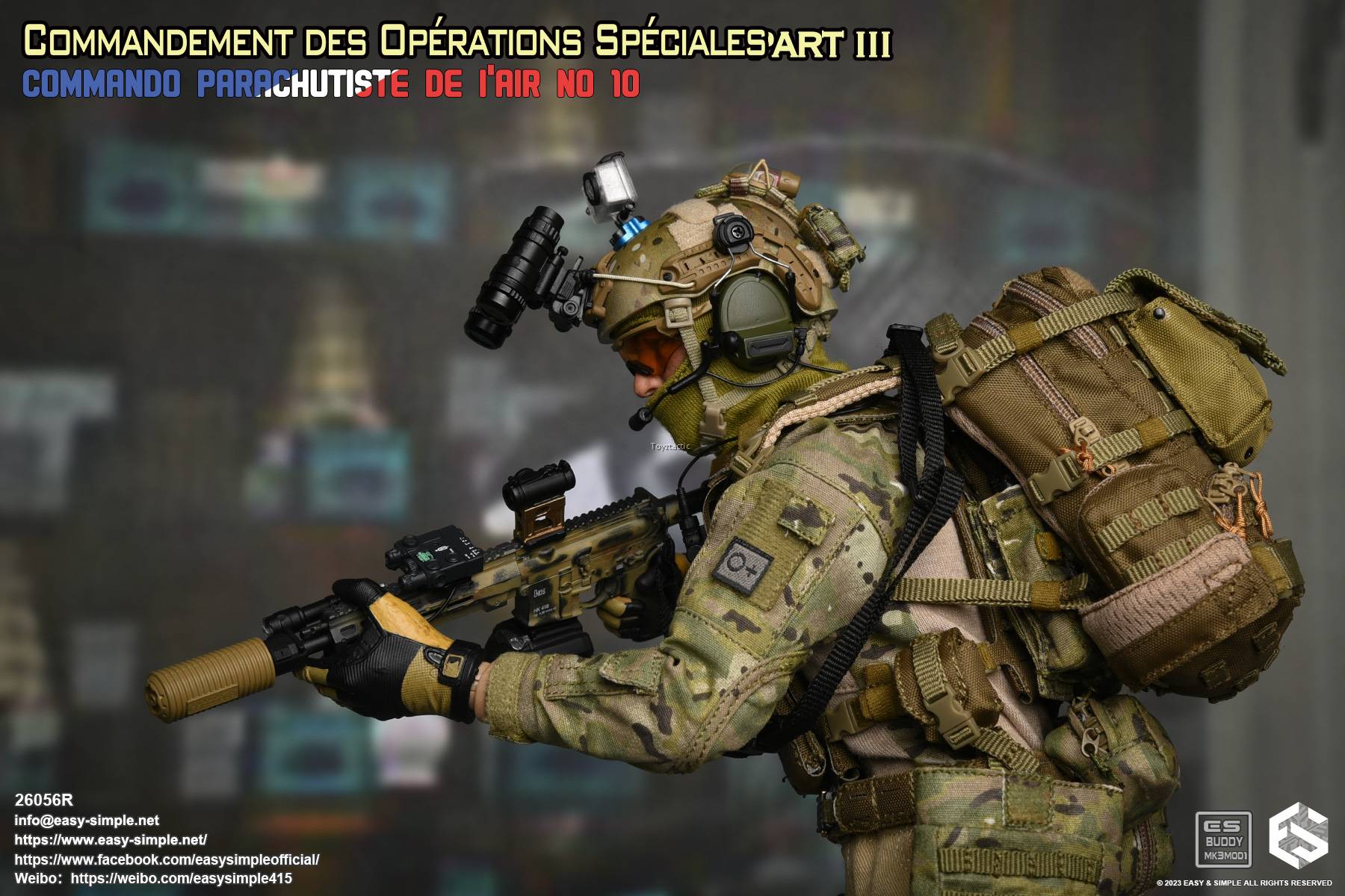 (PREORDER) EASY&SIMPLE 26056R 1/6 Commandement des opérations spéciales ...