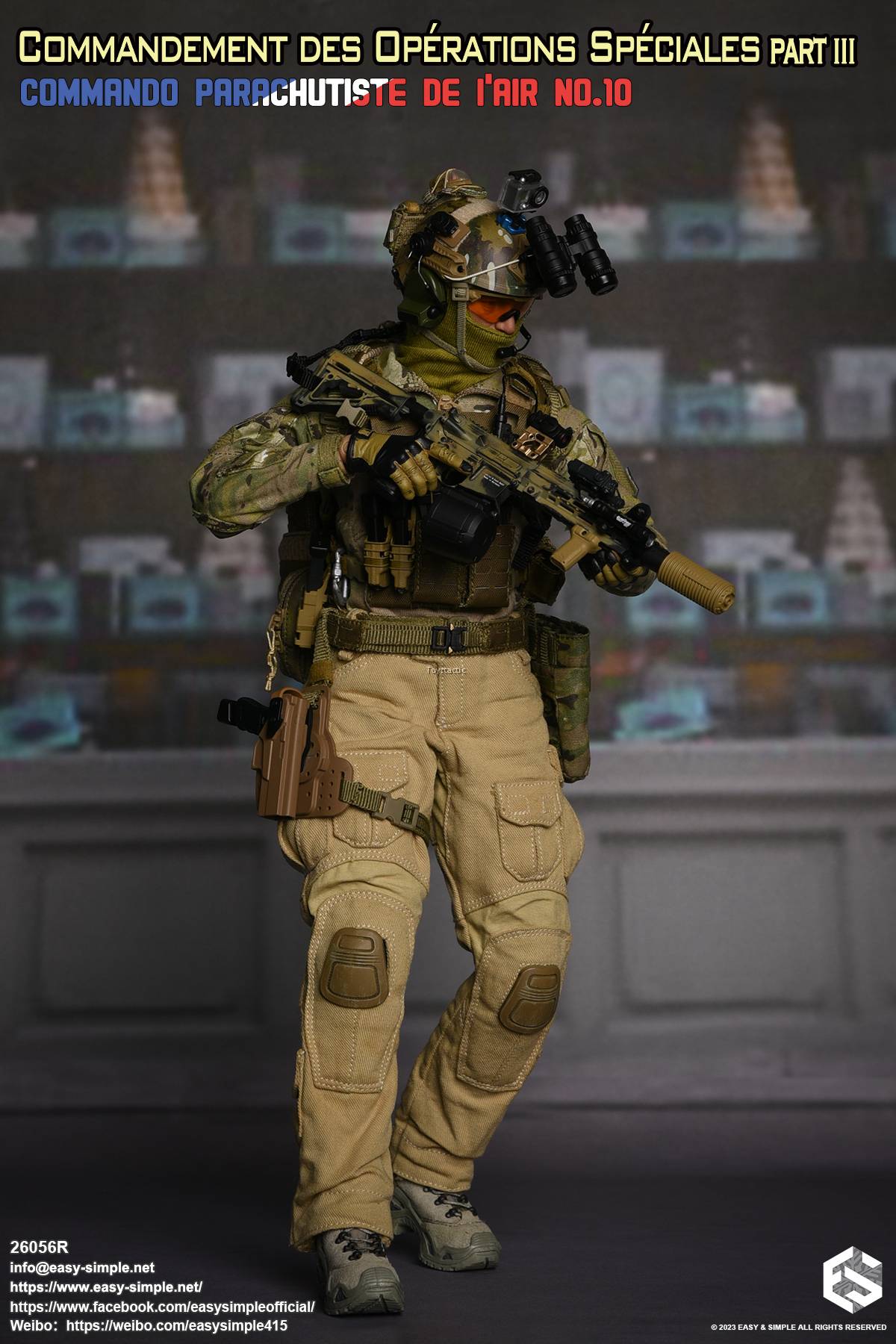 (PREORDER) EASY&SIMPLE 26056R 1/6 Commandement des opérations spéciales ...