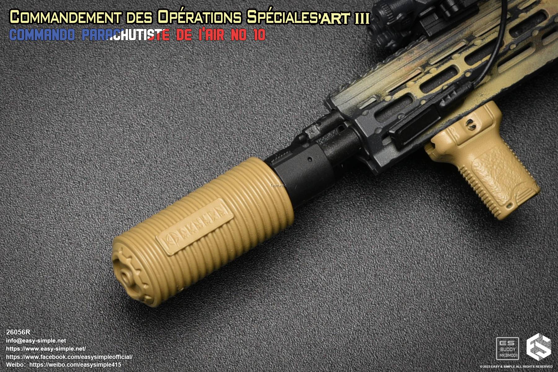 (PREORDER) EASY&SIMPLE 26056R 1/6 Commandement des opérations spéciales ...