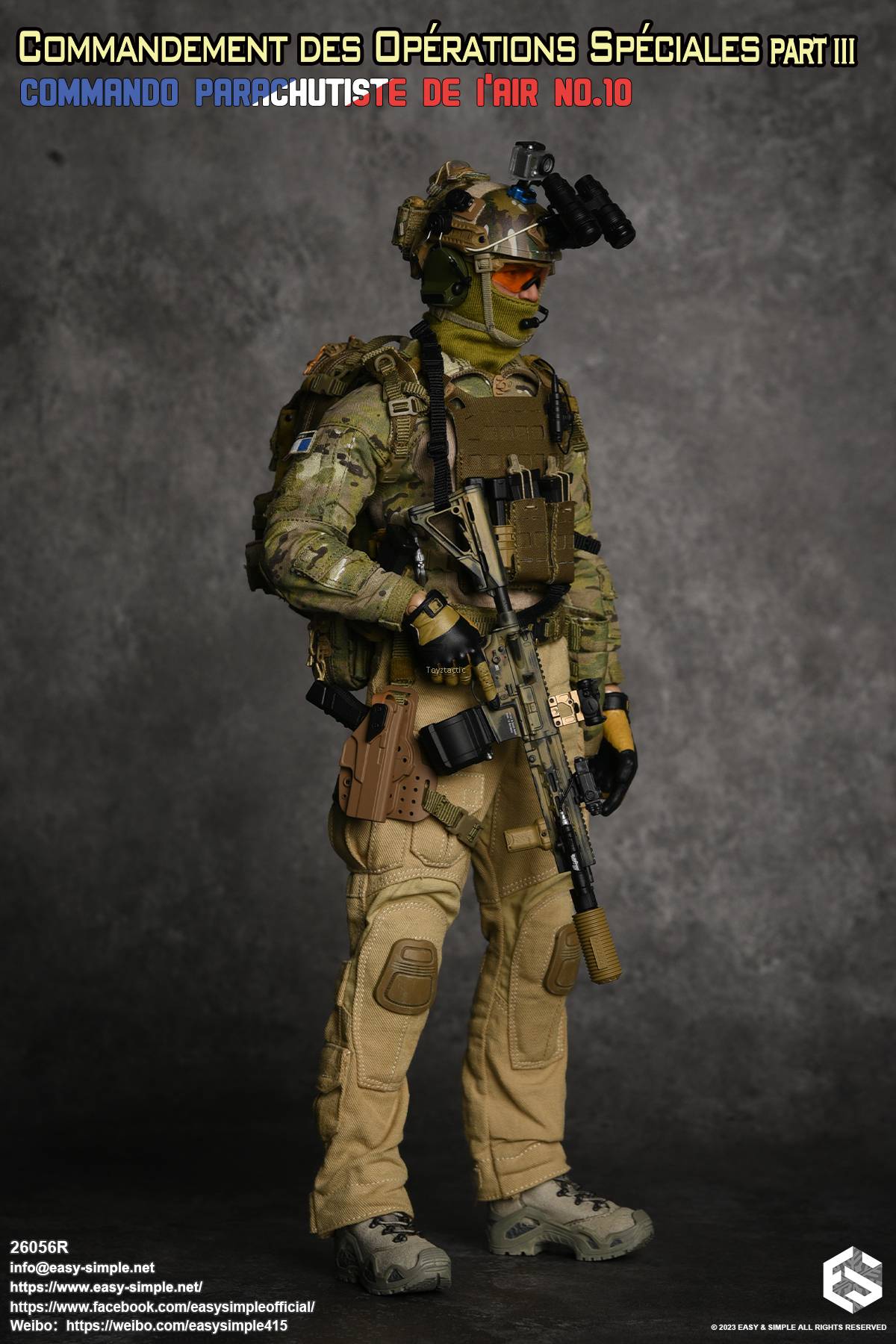(PREORDER) EASY&SIMPLE 26056R 1/6 Commandement des opérations spéciales ...