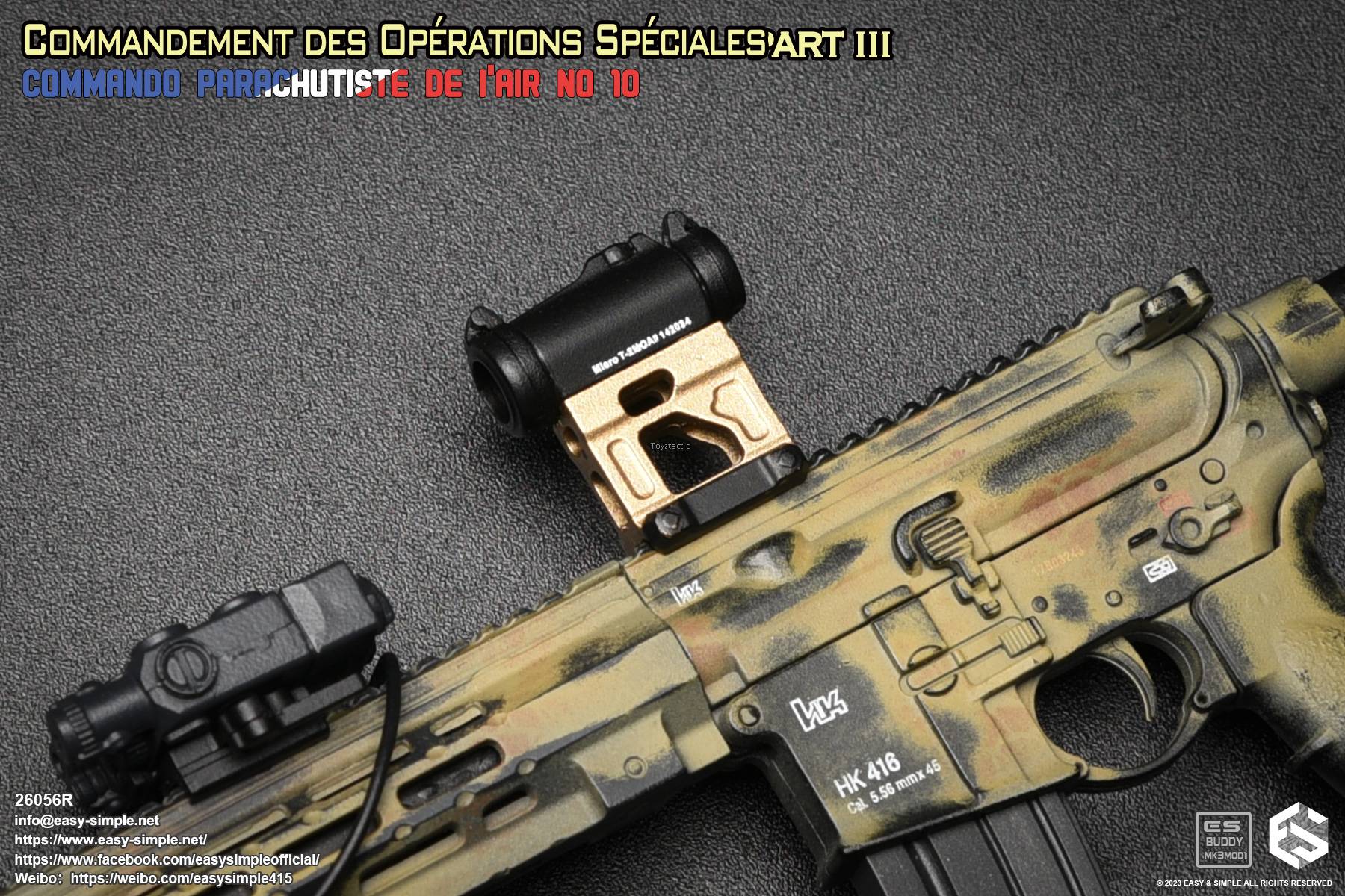 (PREORDER) EASY&SIMPLE 26056R 1/6 Commandement des opérations spéciales ...
