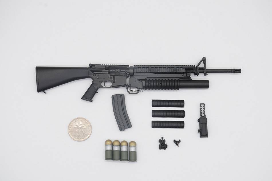 EASY & SIMPLE 06032 1/6 USMC M16A4 Assault Rifle Set 2 In 1 - M164A 5 ...