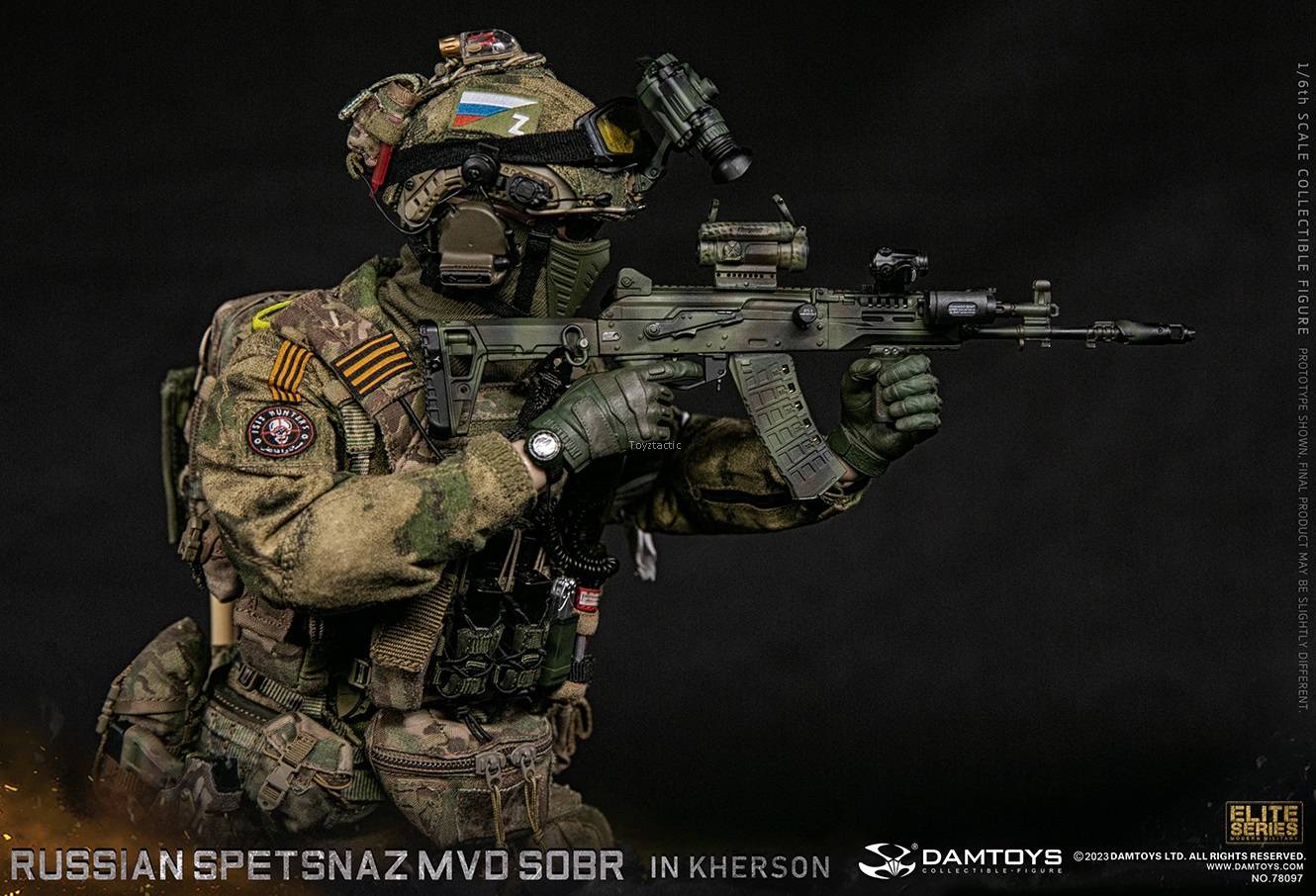 (PREORDER) DAMTOYS 78097 1/6 RUSSIAN SPETSNAZ MVD SOBR IN KHERSON