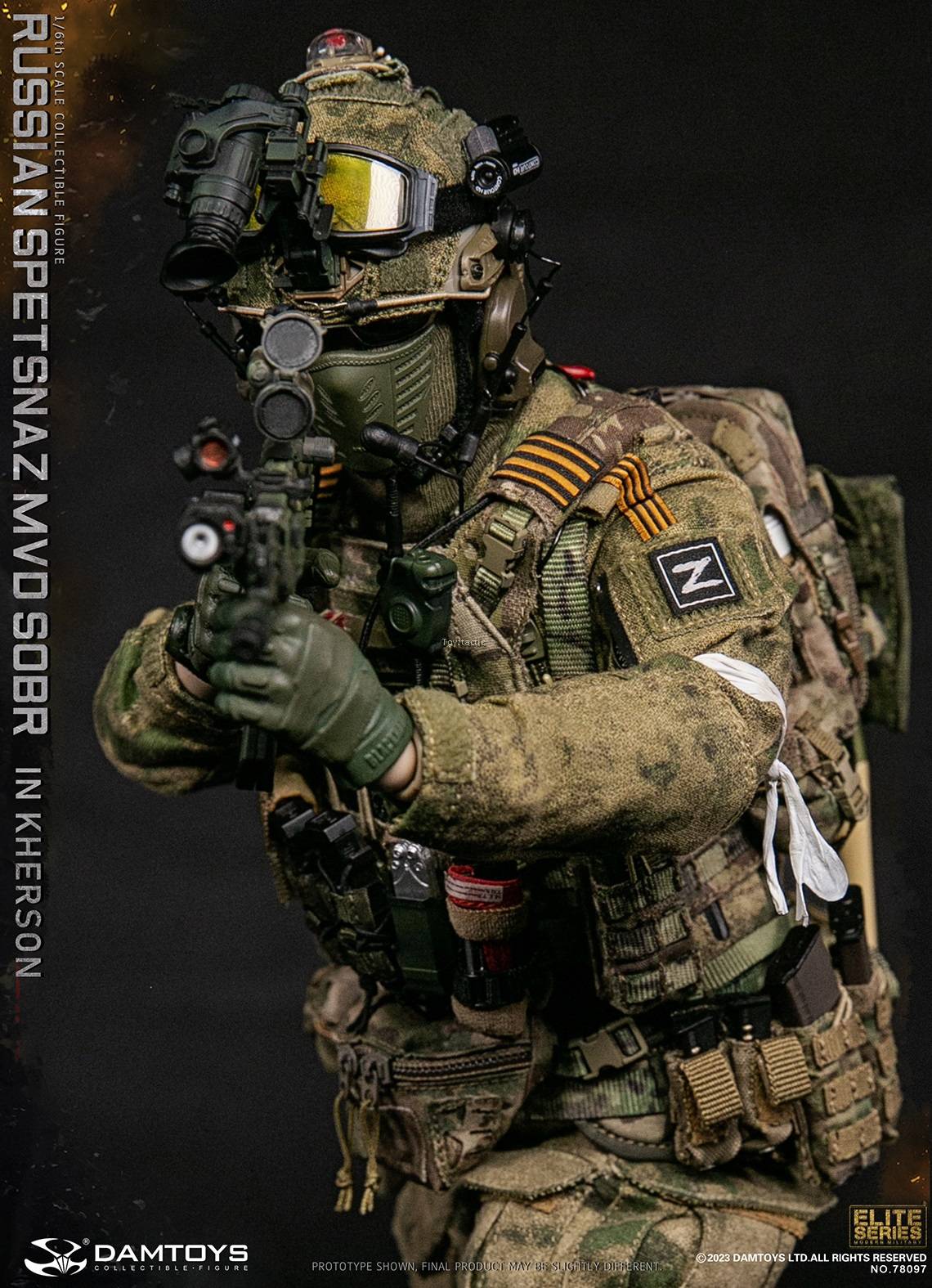 (PREORDER) DAMTOYS 78097 1/6 RUSSIAN SPETSNAZ MVD SOBR IN KHERSON