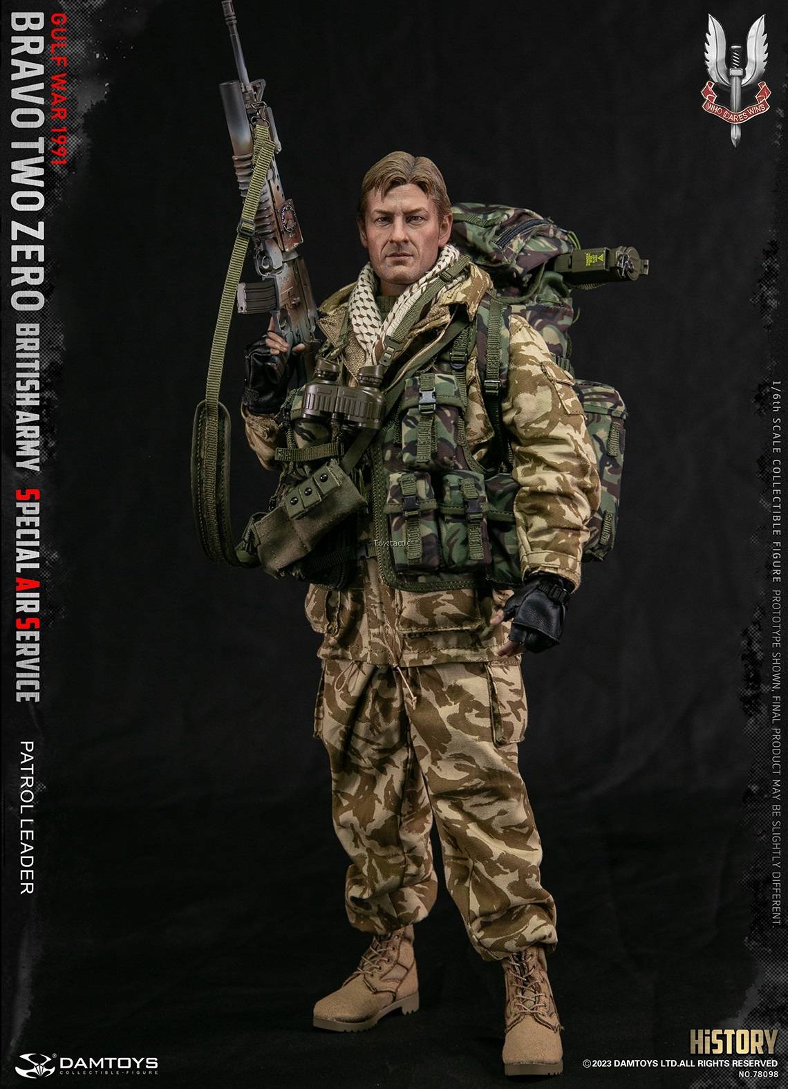 (PREORDER) DAMTOYS 78098 1/6 "Bravo Two Zero" British Army Special Air Service (SAS) Patrol leader