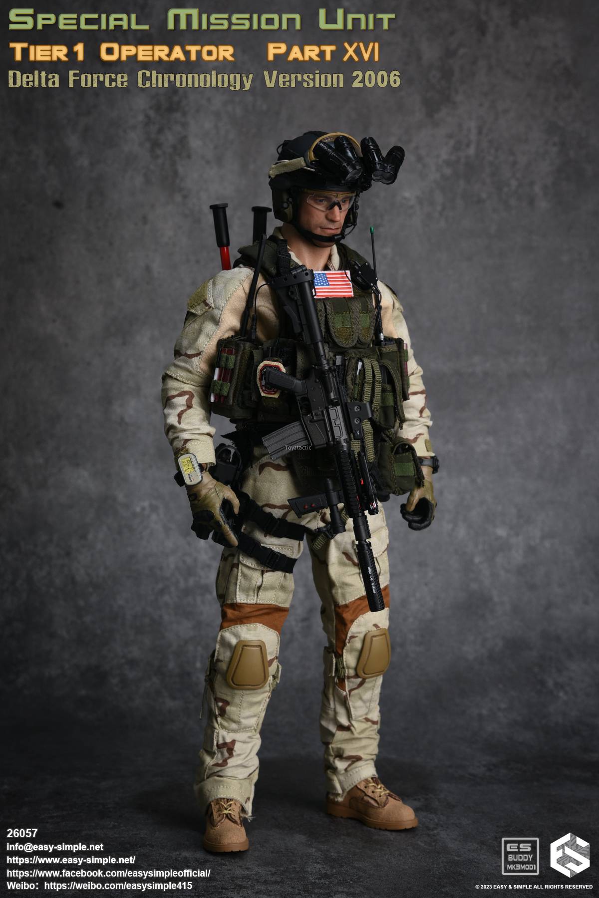 (PREORDER) EASY&SIMPLE 26057 1/6 SMU Tier1 Operator Part XVI Delta ...