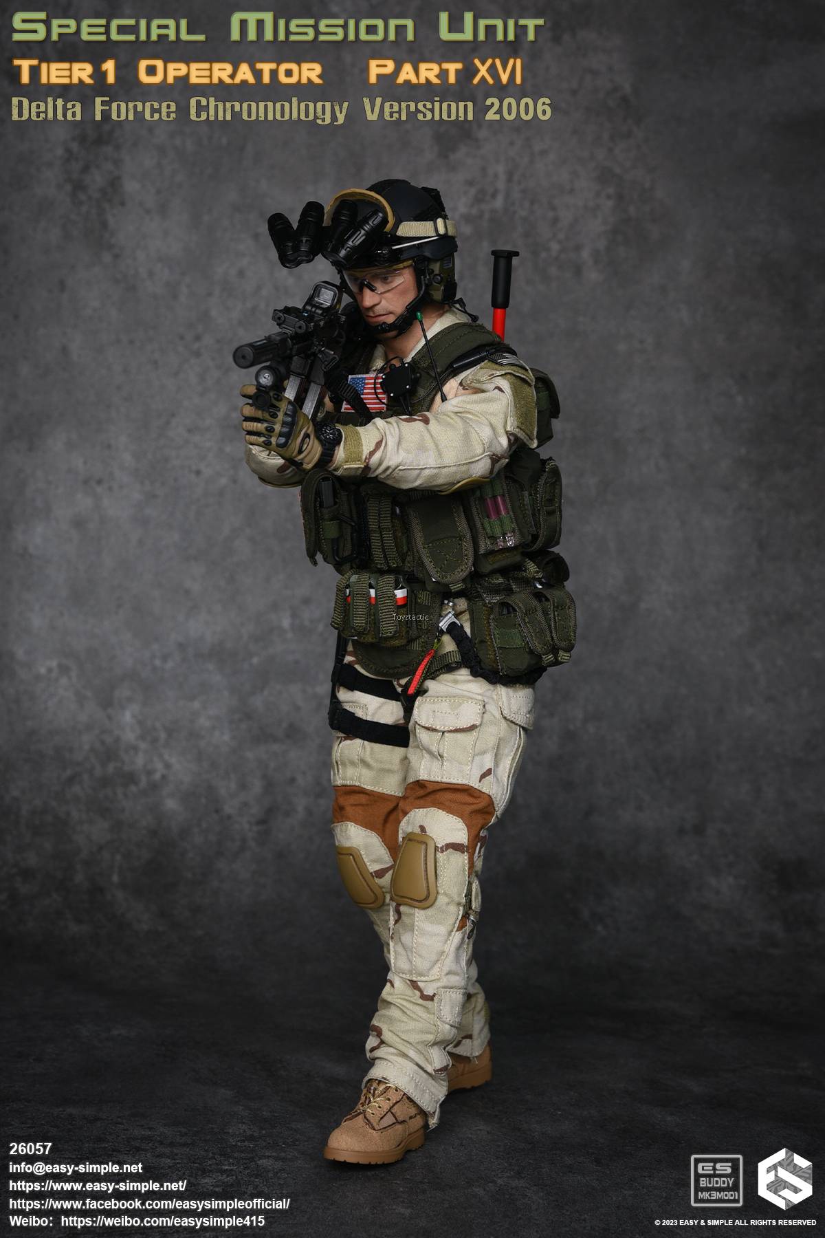 (PREORDER) EASY&SIMPLE 26057 1/6 SMU Tier1 Operator Part XVI Delta ...
