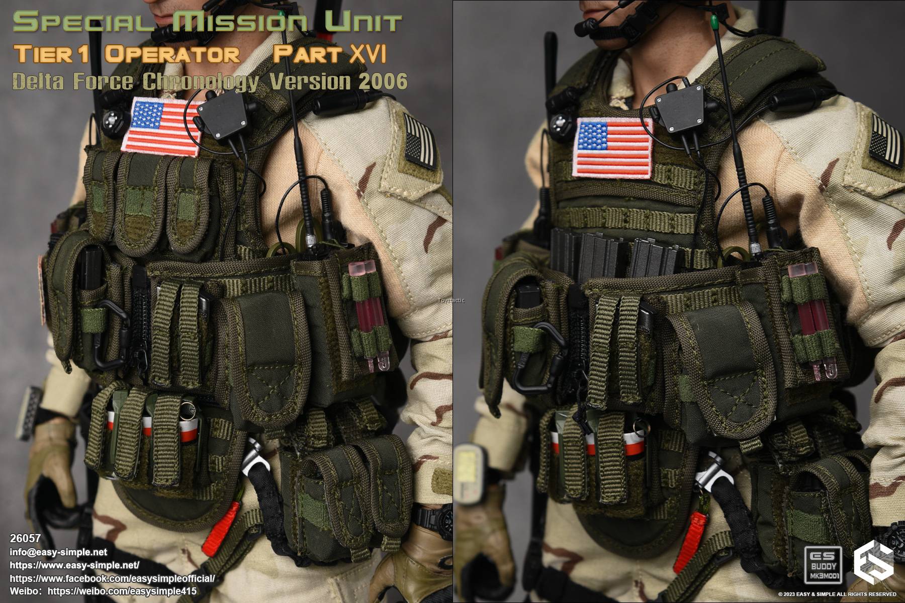 (PREORDER) EASY&SIMPLE 26057 1/6 SMU Tier1 Operator Part XVI Delta ...