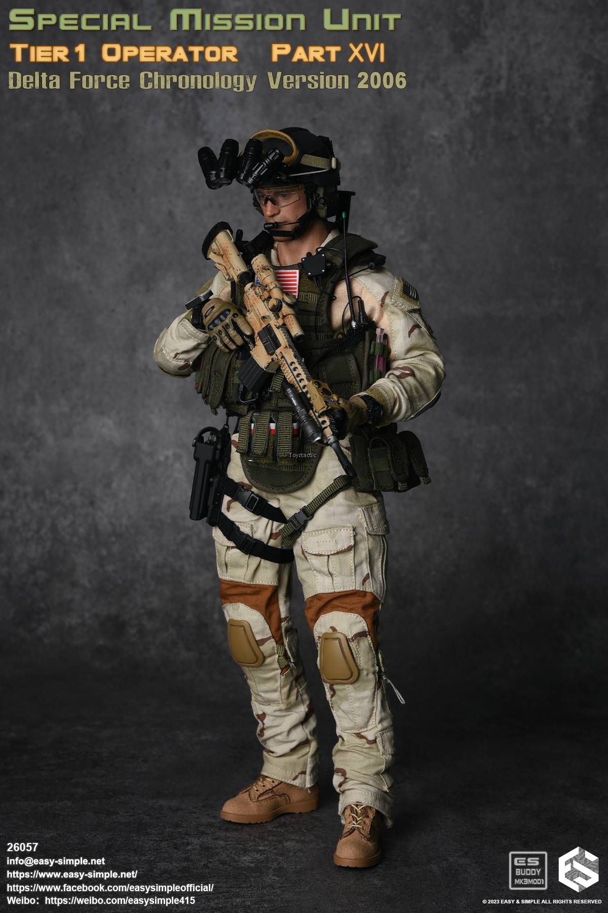 (PREORDER) EASY&SIMPLE 26057 1/6 SMU Tier1 Operator Part XVI Delta ...