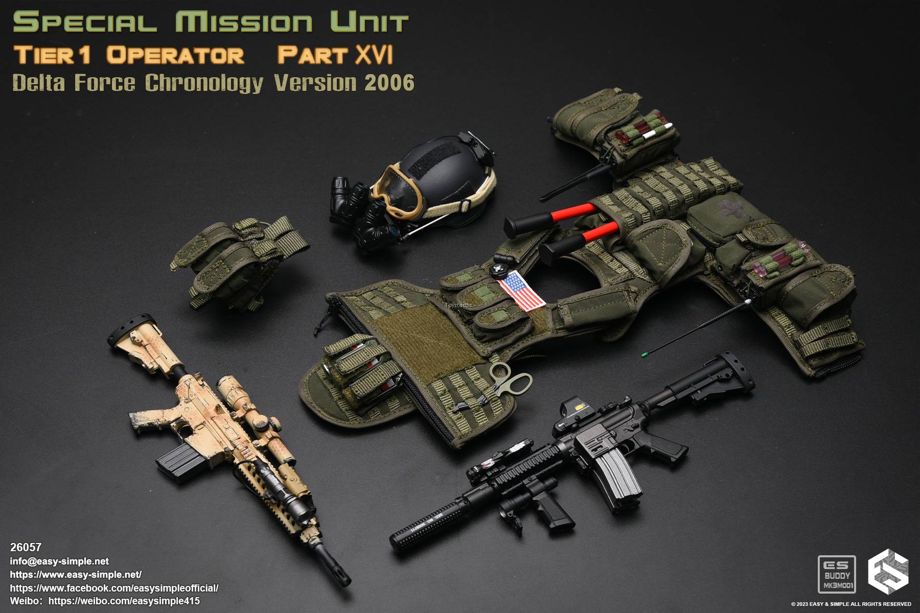 (PREORDER) EASY&SIMPLE 26057 1/6 SMU Tier1 Operator Part XVI Delta ...
