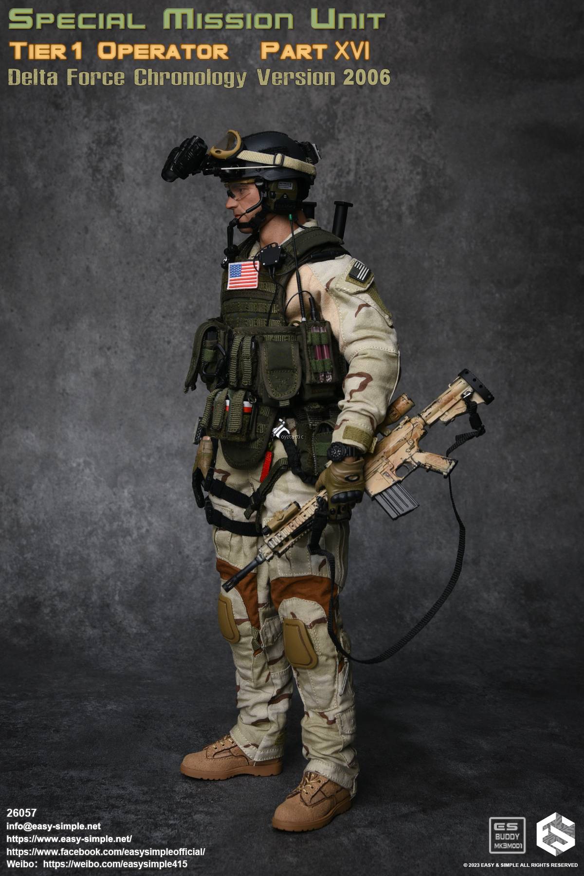 (PREORDER) EASY&SIMPLE 26057 1/6 SMU Tier1 Operator Part XVI Delta ...