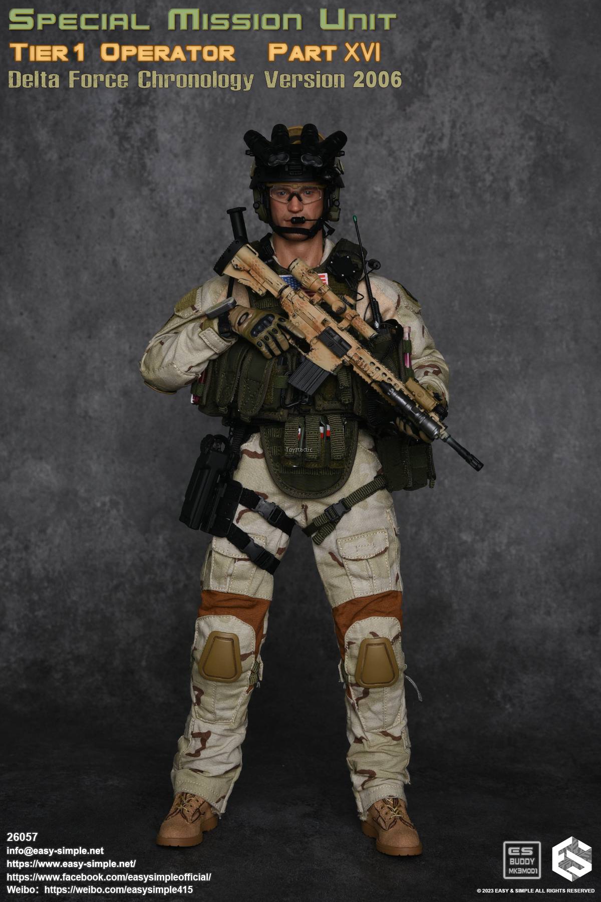 (PREORDER) EASY&SIMPLE 26057 1/6 SMU Tier1 Operator Part XVI Delta ...