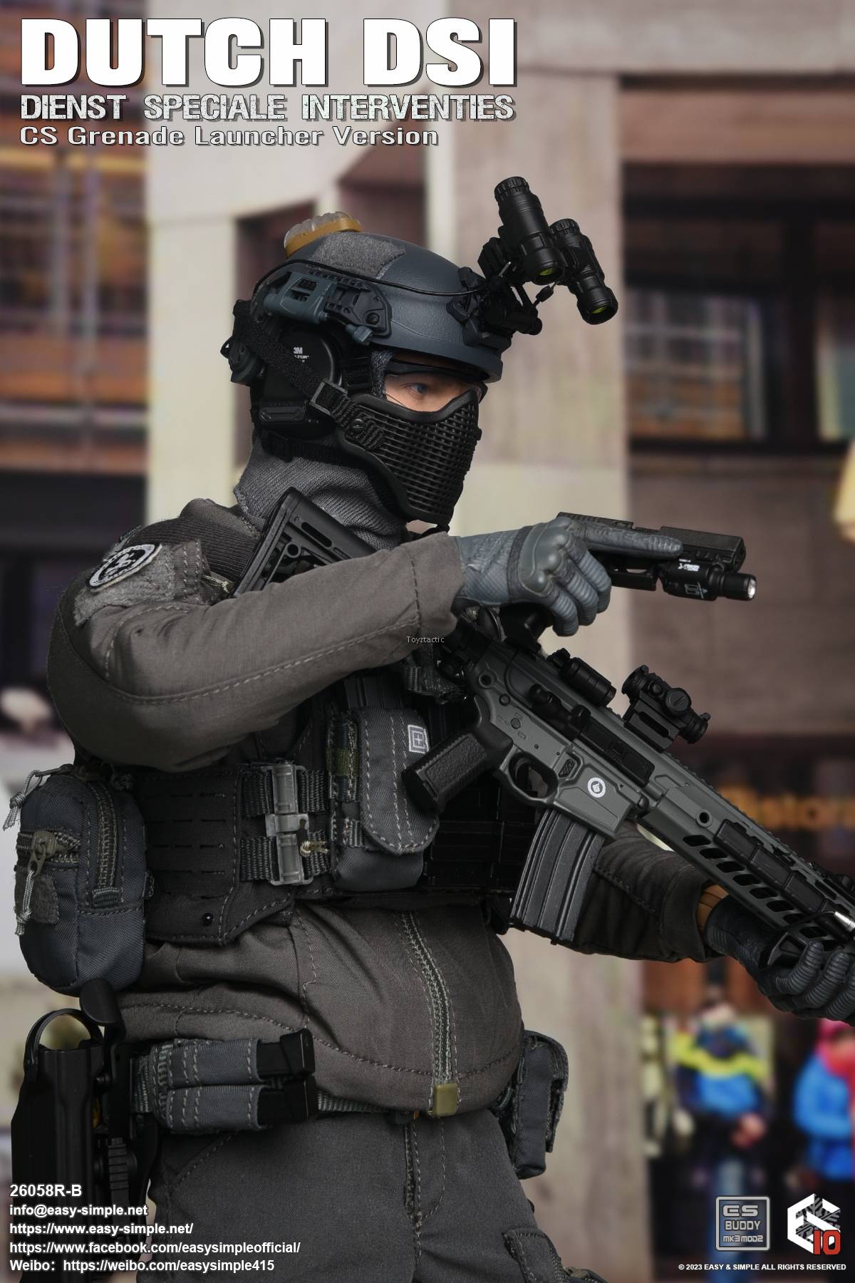 (PREORDER) EASY&SIMPLE 26058RB 1/6 Dutch Dienst Speciale Interventies ...