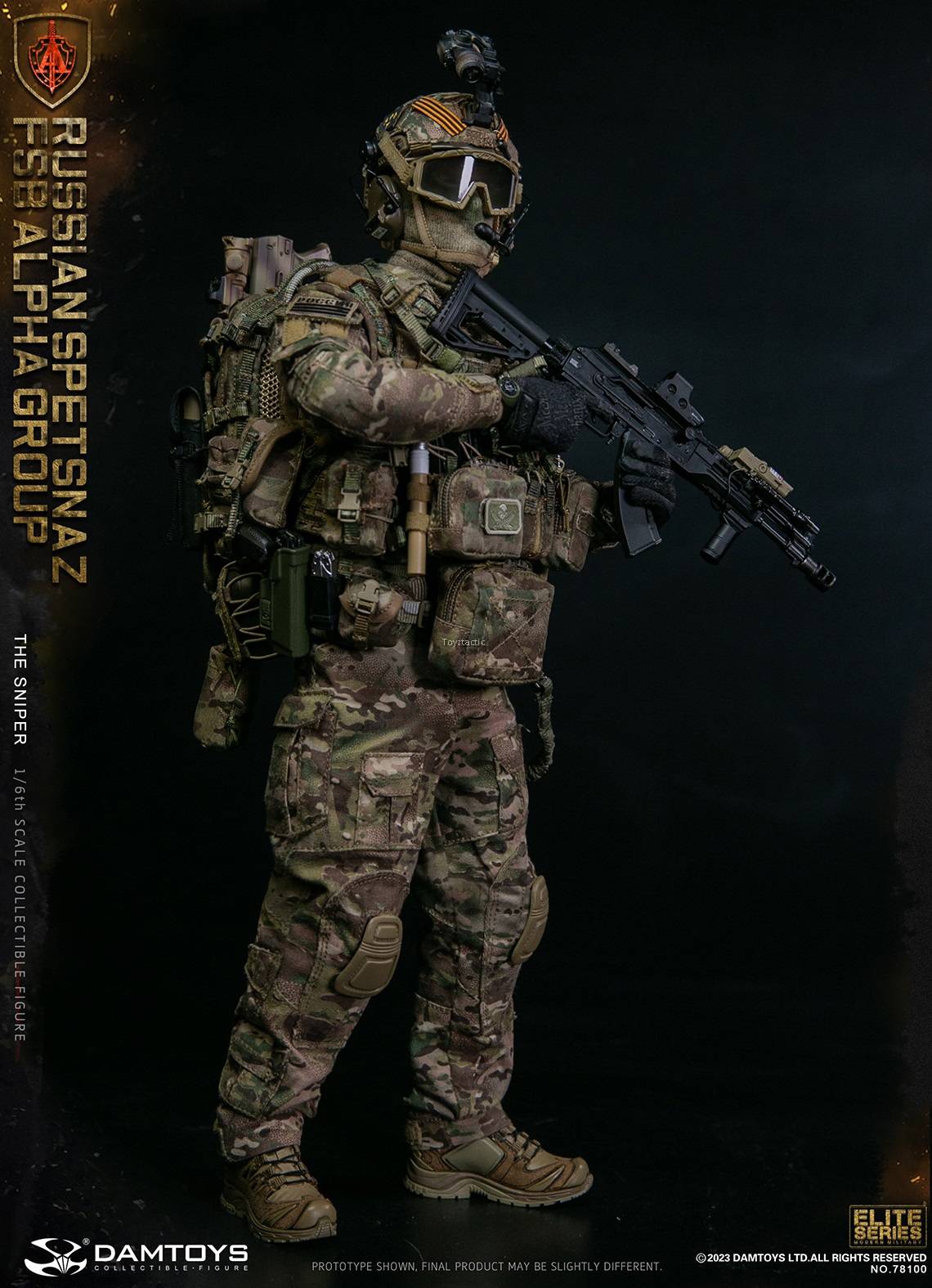 (PREORDER) DAMTOYS 78100 1/6 RUSSIAN SPETSNAZ FSB ALPHA GROUP SNIPER