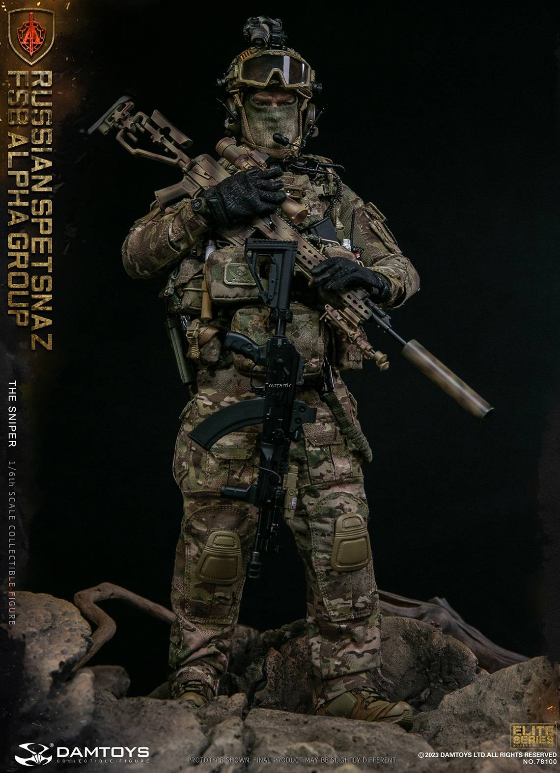 (PREORDER) DAMTOYS 78100 1/6 RUSSIAN SPETSNAZ FSB ALPHA GROUP SNIPER
