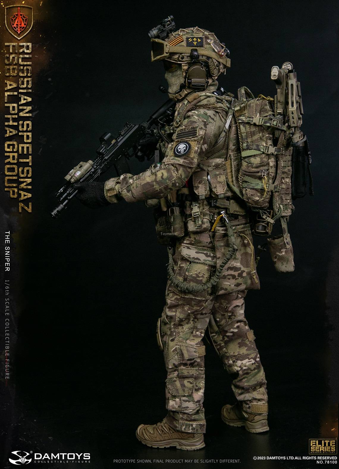 (PREORDER) DAMTOYS 78100 1/6 RUSSIAN SPETSNAZ FSB ALPHA GROUP SNIPER
