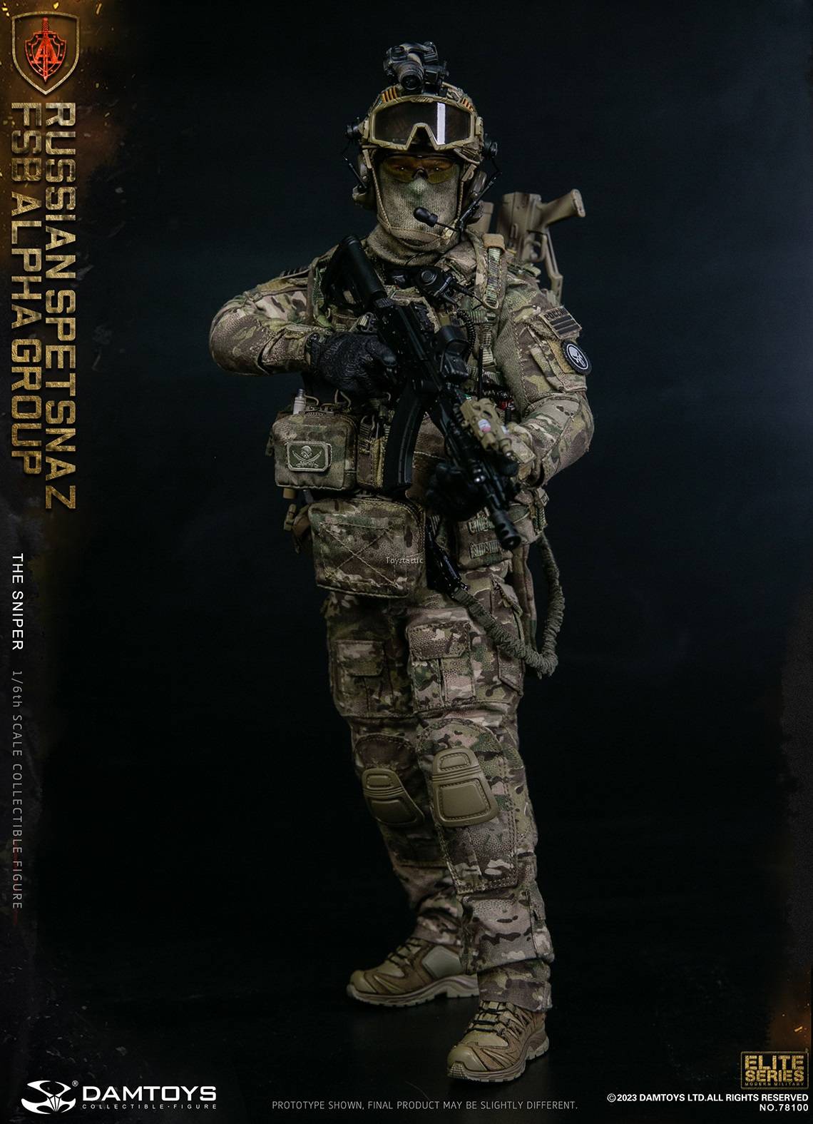 (PREORDER) DAMTOYS 78100 1/6 RUSSIAN SPETSNAZ FSB ALPHA GROUP SNIPER