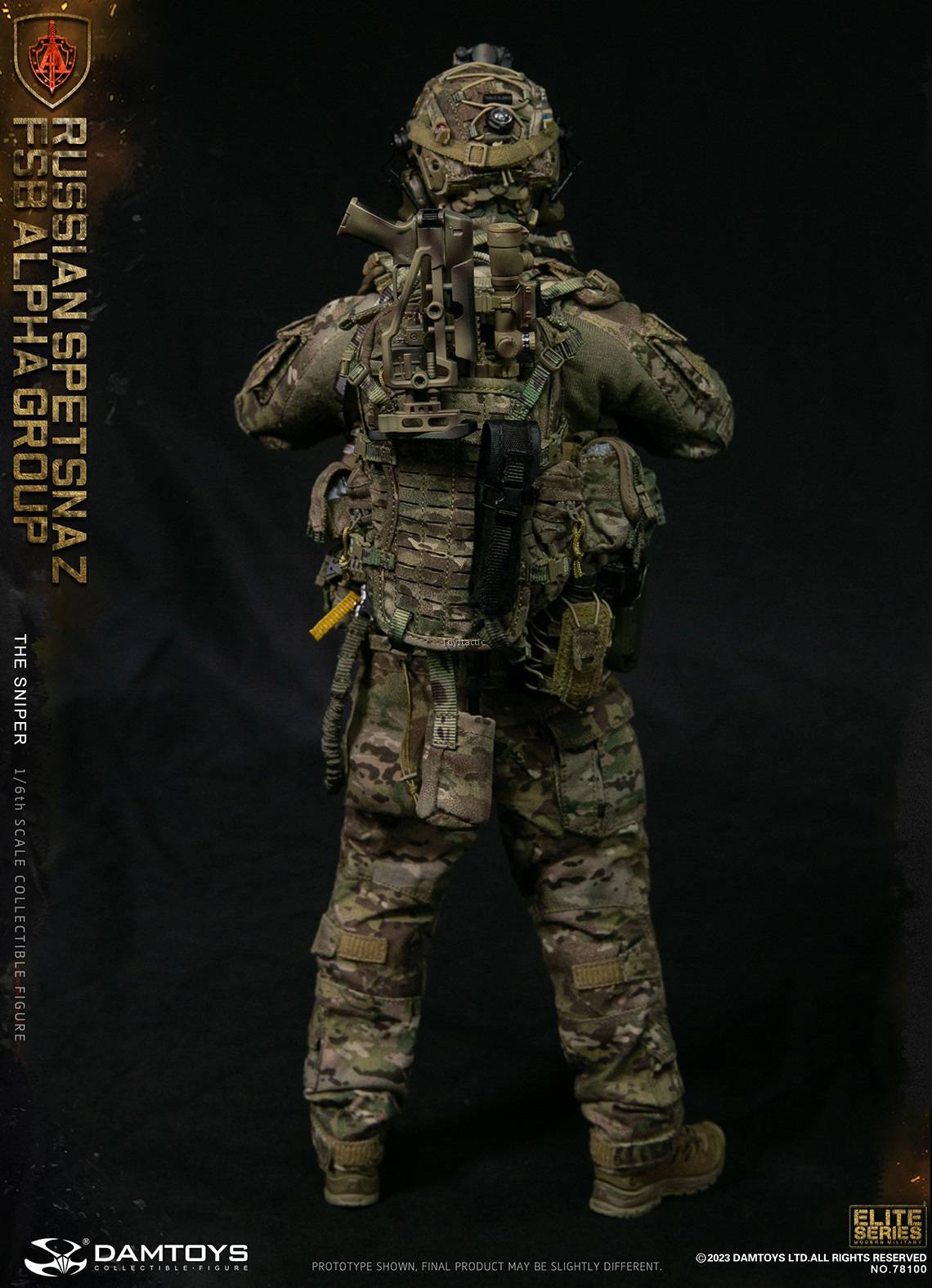 (PREORDER) DAMTOYS 78100 1/6 RUSSIAN SPETSNAZ FSB ALPHA GROUP SNIPER