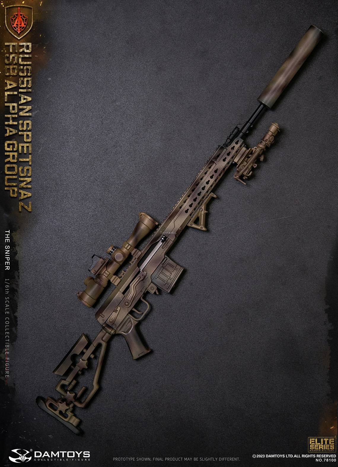 (PREORDER) DAMTOYS 78100 1/6 RUSSIAN SPETSNAZ FSB ALPHA GROUP SNIPER