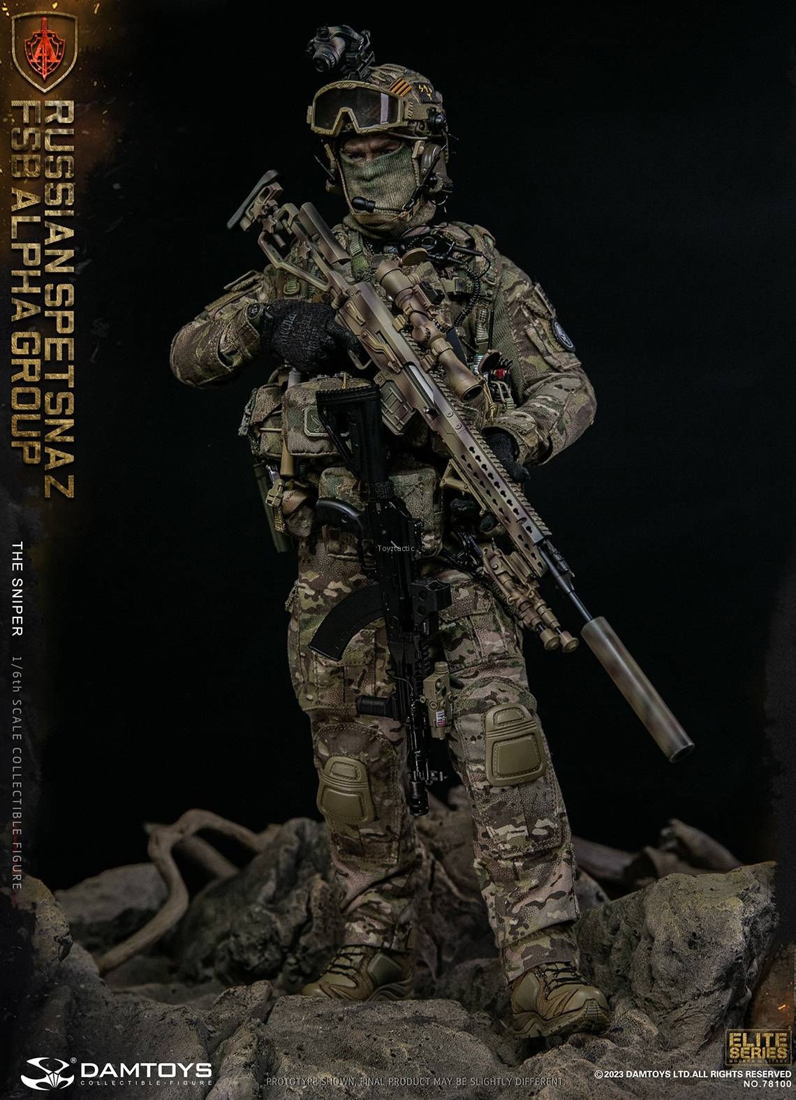 (PREORDER) DAMTOYS 78100 1/6 RUSSIAN SPETSNAZ FSB ALPHA GROUP SNIPER