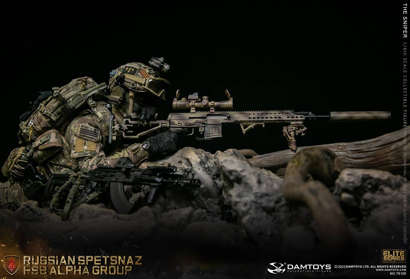 (PREORDER) DAMTOYS 78100 1/6 RUSSIAN SPETSNAZ FSB ALPHA GROUP SNIPER