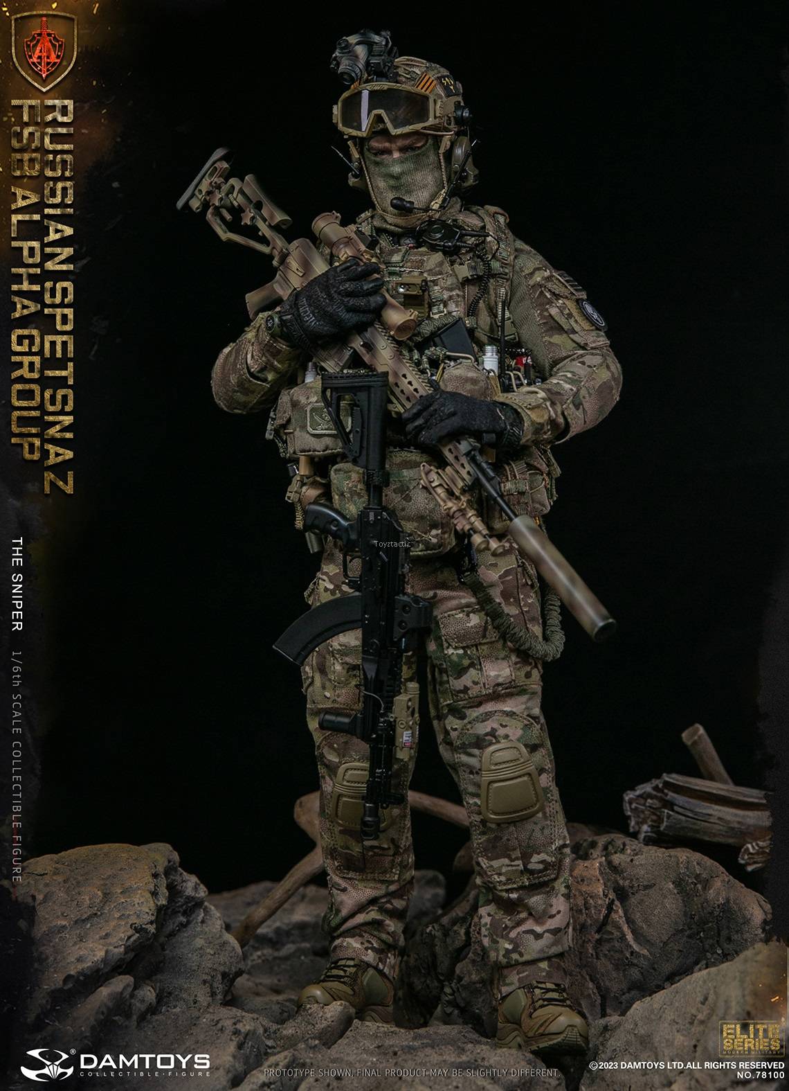 (PREORDER) DAMTOYS 78100 1/6 RUSSIAN SPETSNAZ FSB ALPHA GROUP SNIPER