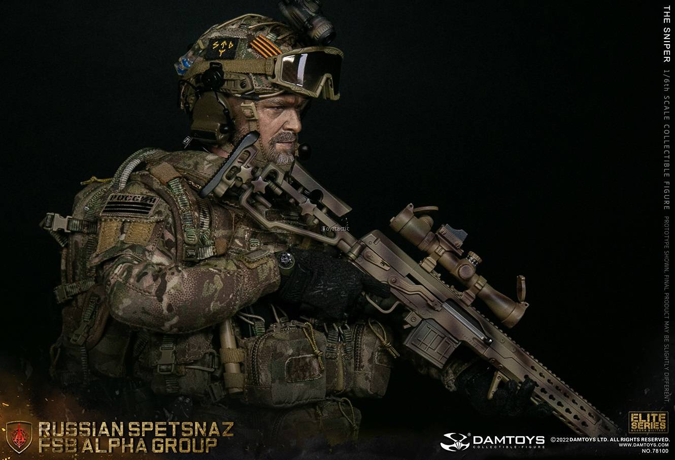 (PREORDER) DAMTOYS 78100 1/6 RUSSIAN SPETSNAZ FSB ALPHA GROUP SNIPER