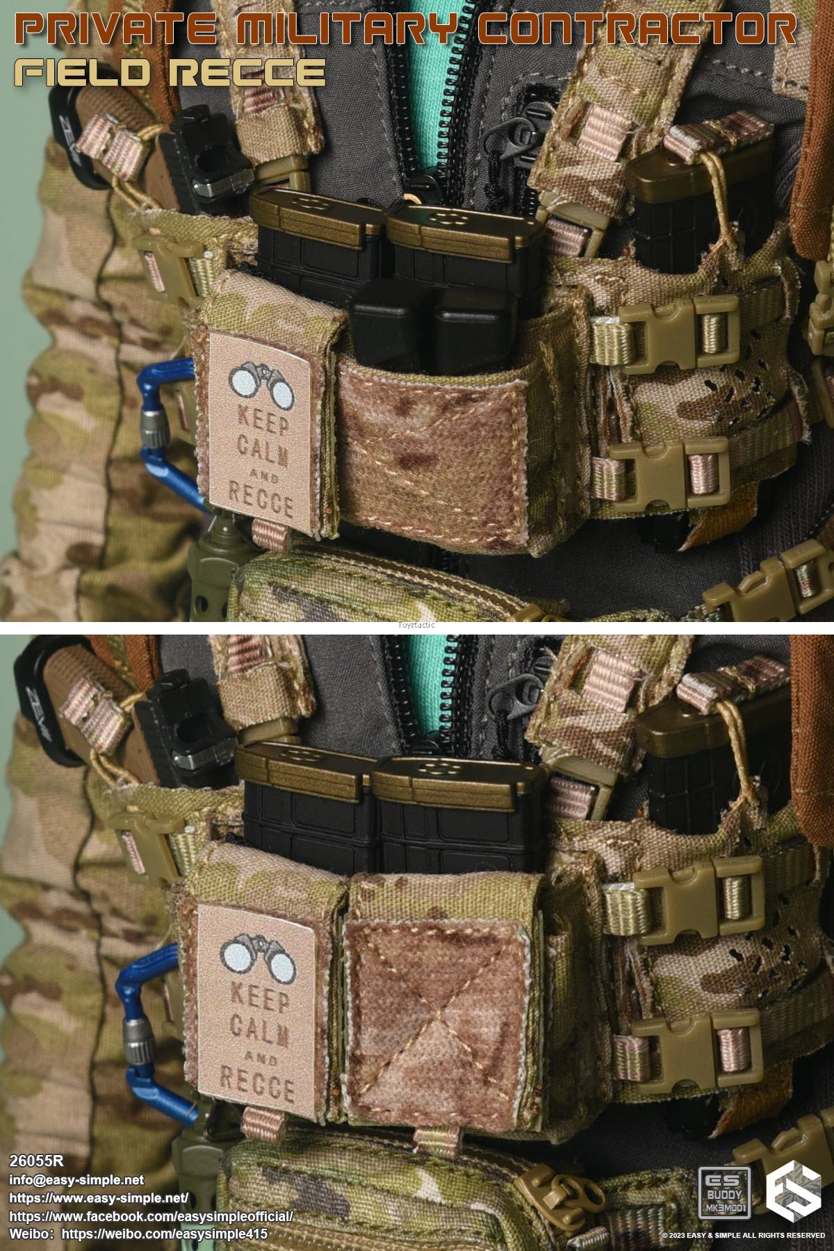 EASY&SIMPLE 26055R 1/6 Private Military Contractor Field Recce