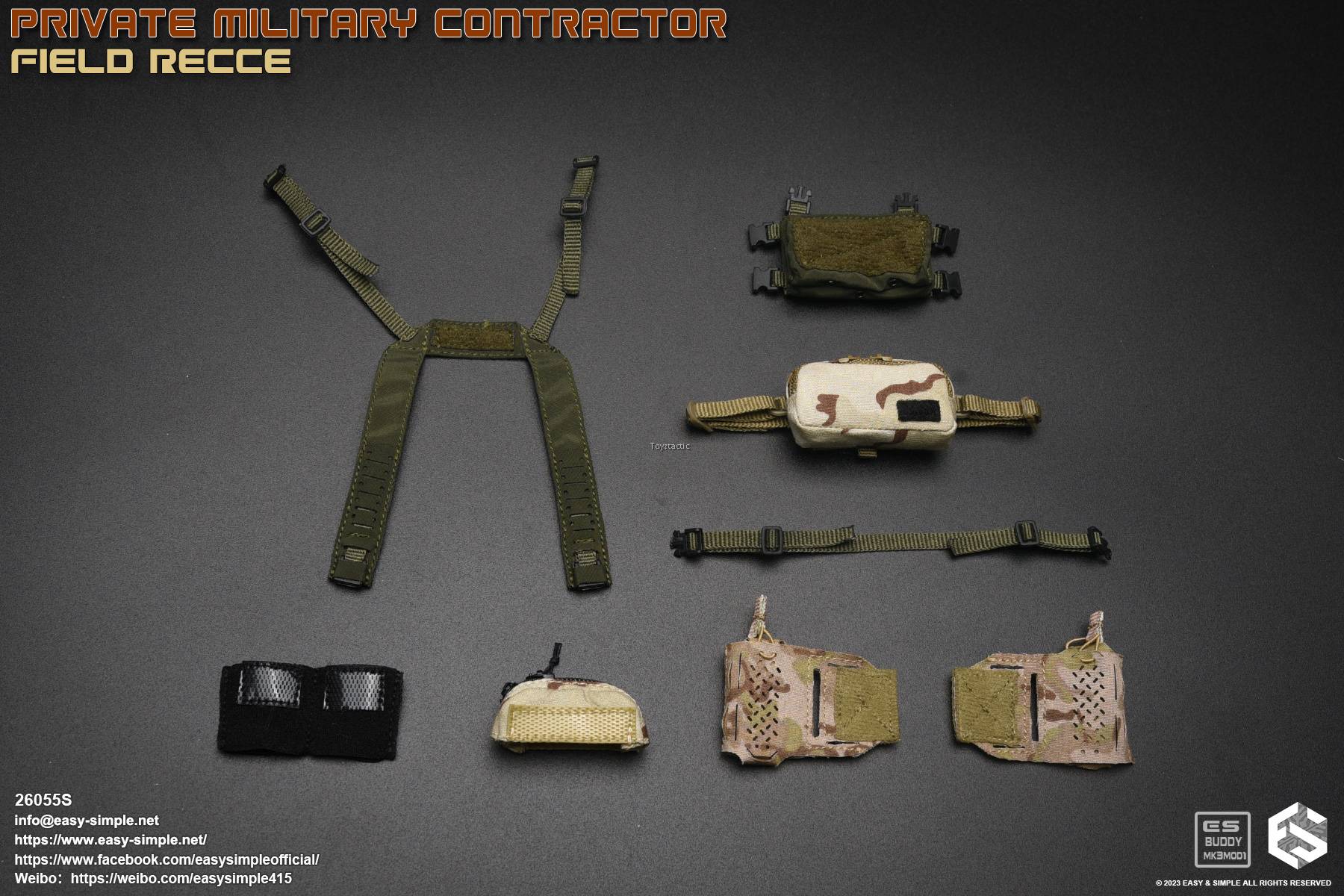 EASY&SIMPLE 26055S 1/6 Private Military Contractor Field Recce