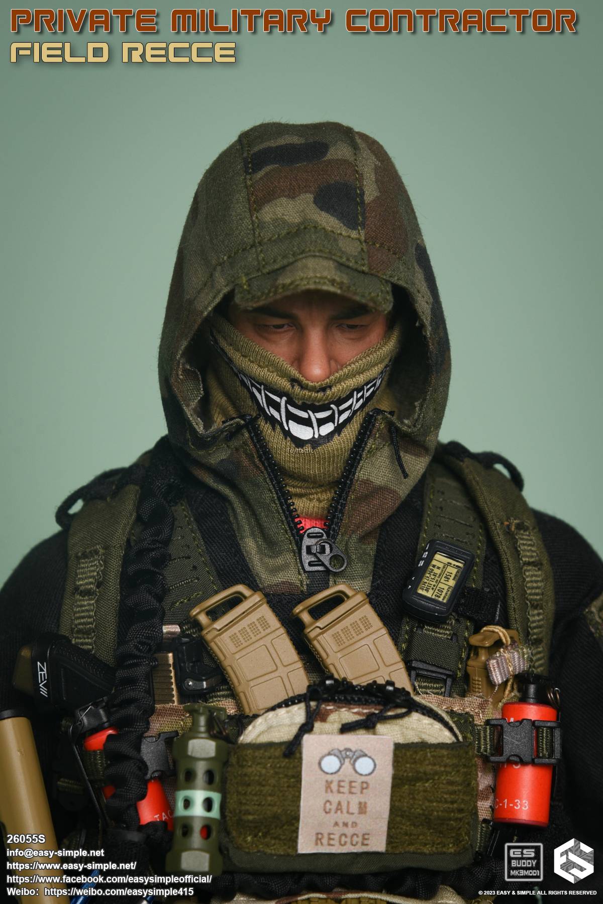 EASY&SIMPLE 26055S 1/6 Private Military Contractor Field Recce