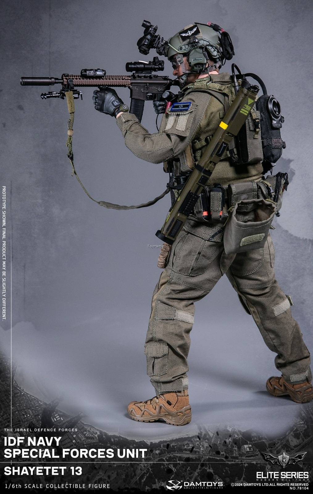 (PREORDER) DAMTOYS 78104 1/6 IDF Navy special forces unit - Shayetet 13