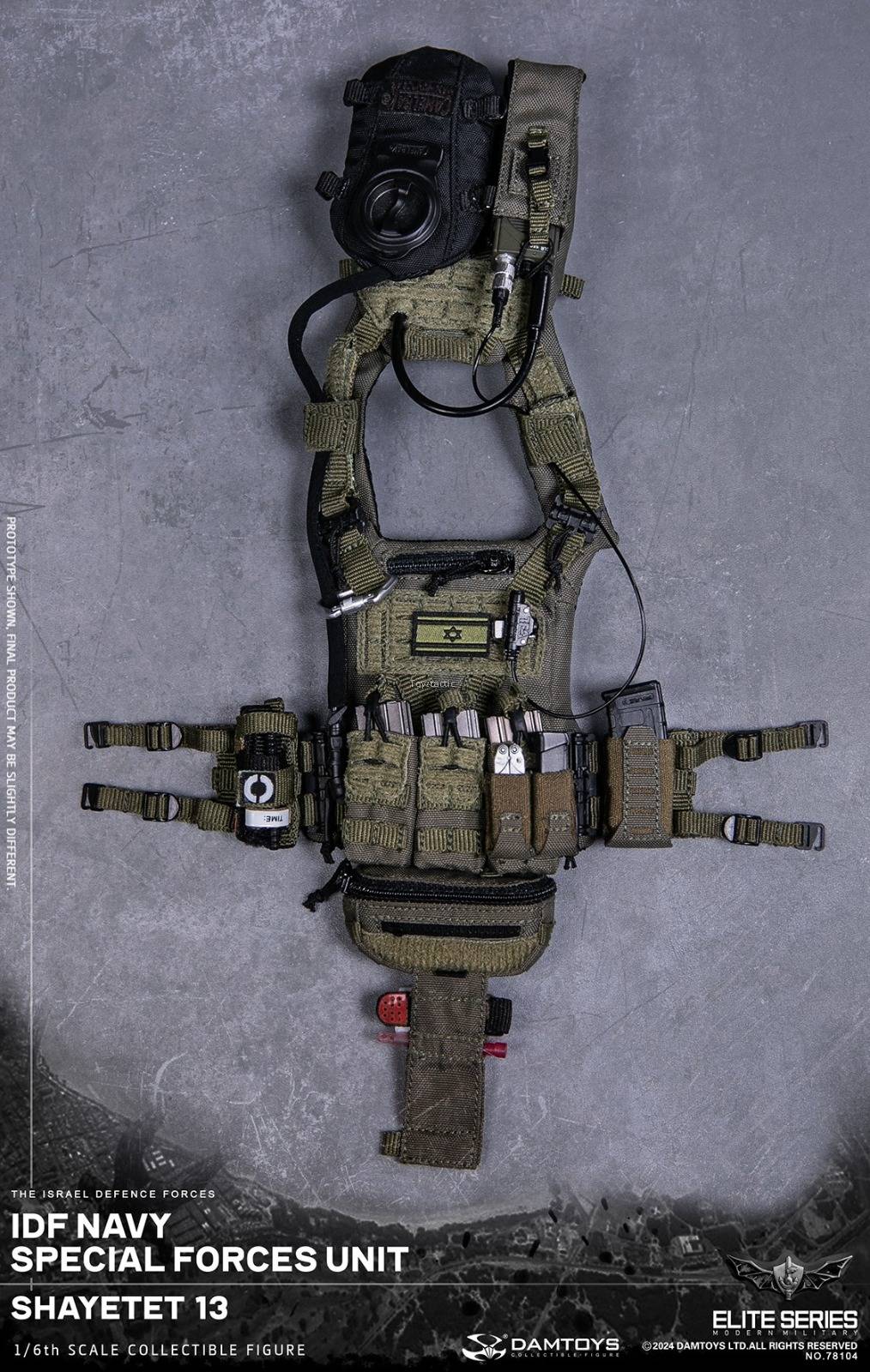 (PREORDER) DAMTOYS 78104 1/6 IDF Navy special forces unit - Shayetet 13