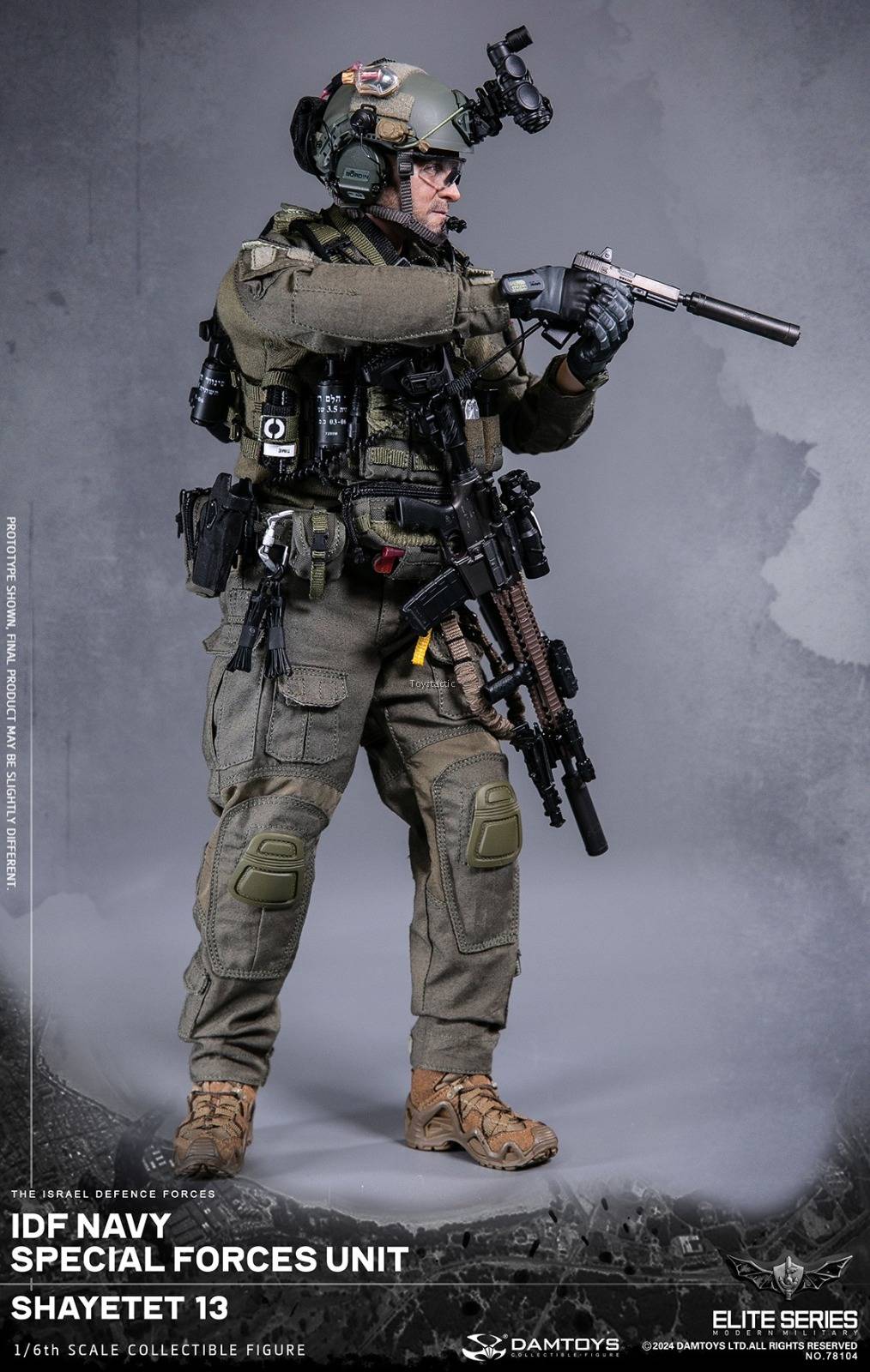 (PREORDER) DAMTOYS 78104 1/6 IDF Navy special forces unit - Shayetet 13