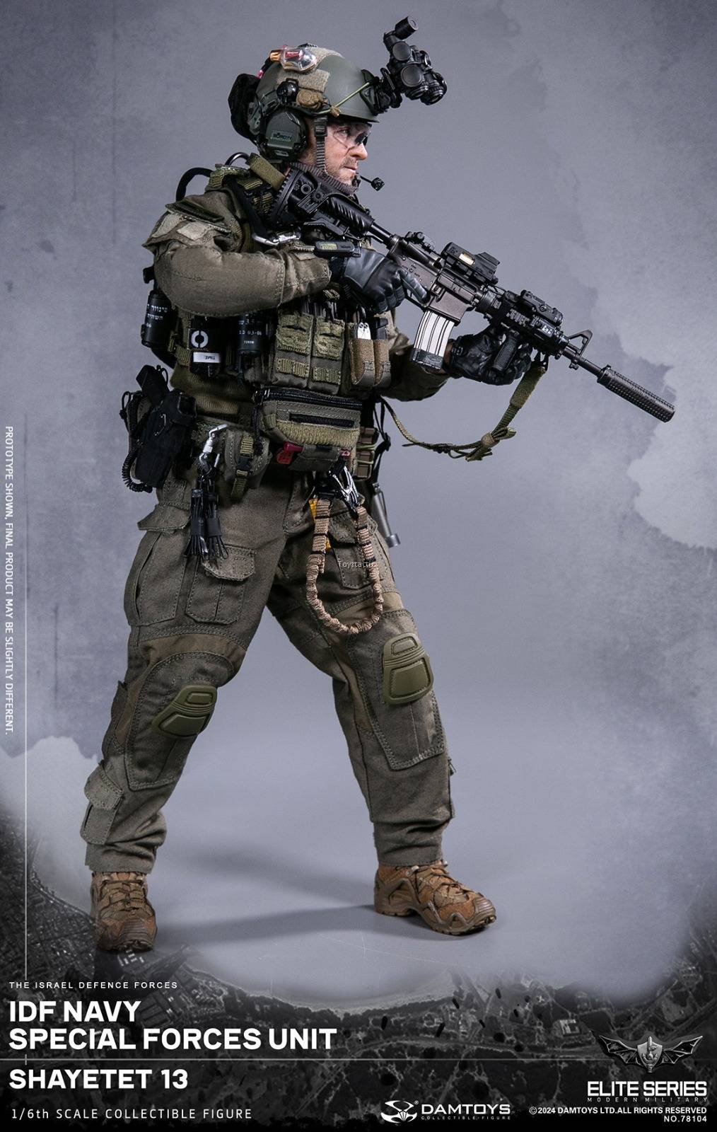 (PREORDER) DAMTOYS 78104 1/6 IDF Navy special forces unit - Shayetet 13