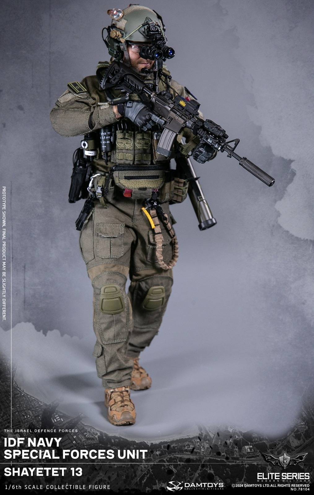 (PREORDER) DAMTOYS 78104 1/6 IDF Navy special forces unit - Shayetet 13